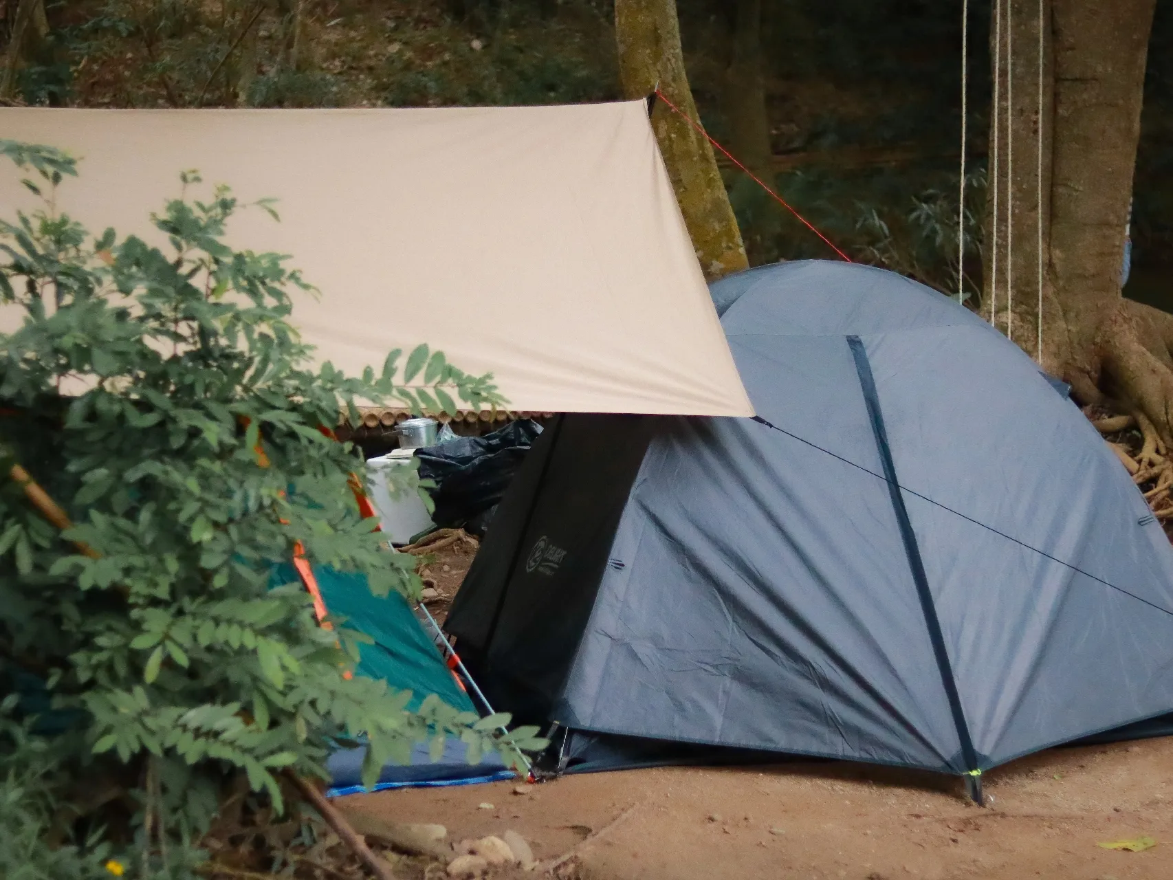 The Nature Camp, a tent on the stream. Ratchaburi | Gallery posted by Pong Patchara | Lemon8