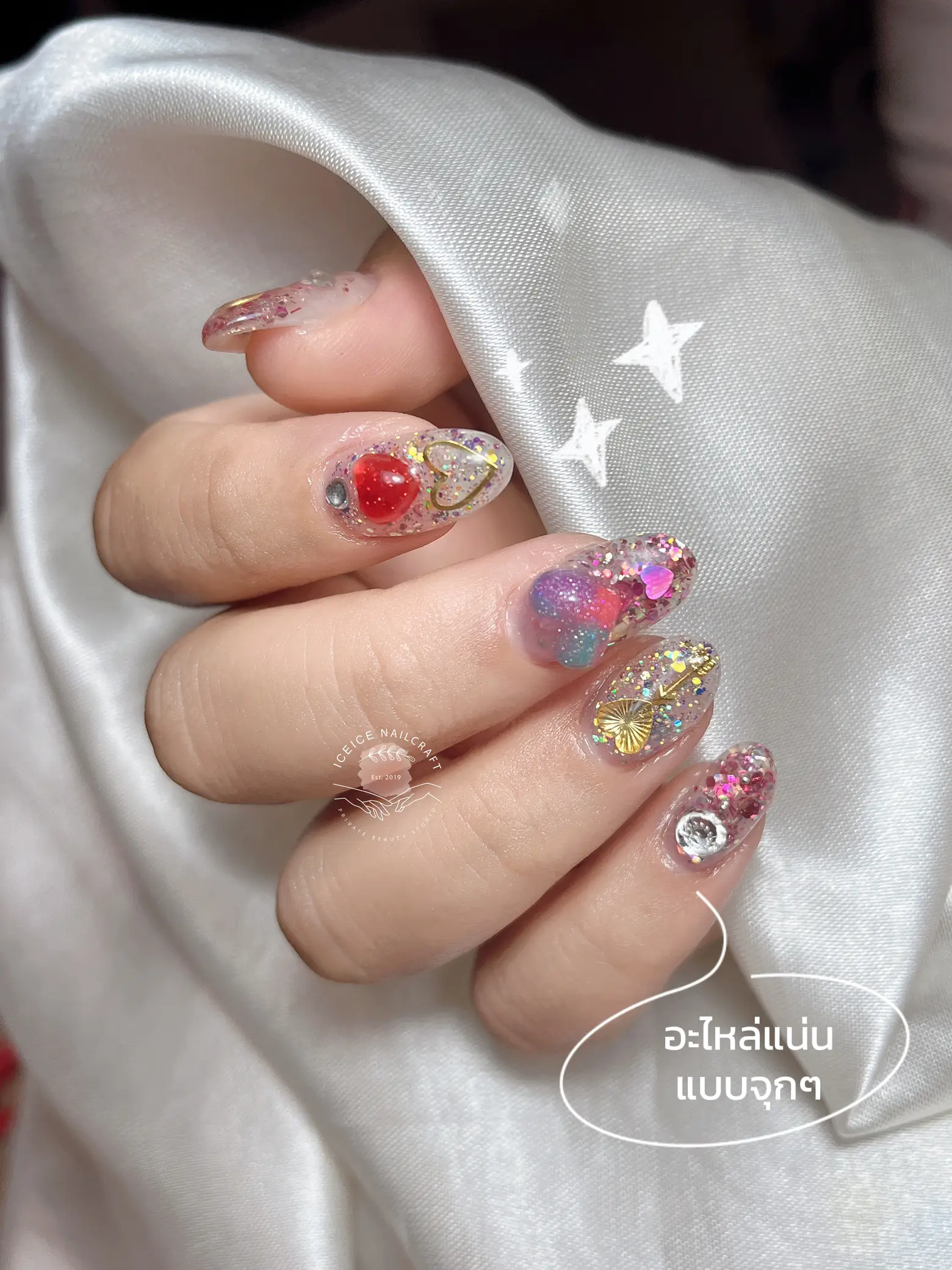 ทำเล็บแบบ Sugar sugar Rune ️ | แกลเลอรีที่โพสต์โดย icenailcraft | Lemon8