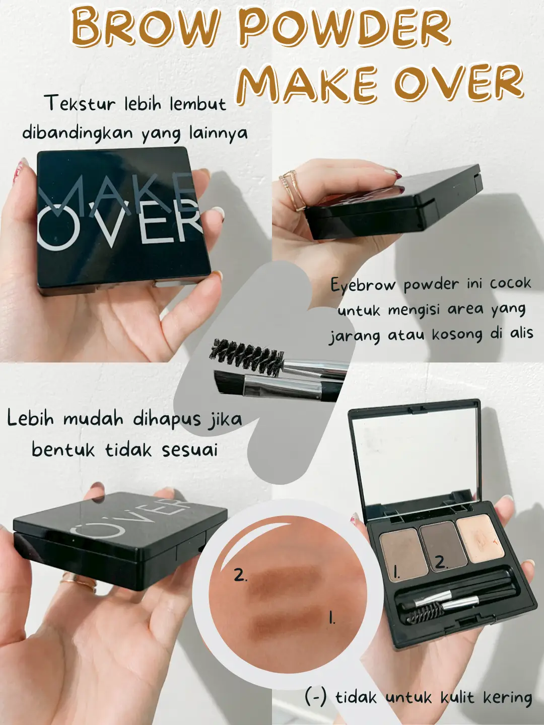 4 EYEBROW PRODUK LOKAL SEMUA ??? | Galeri diposting oleh Thresia_f | Lemon8