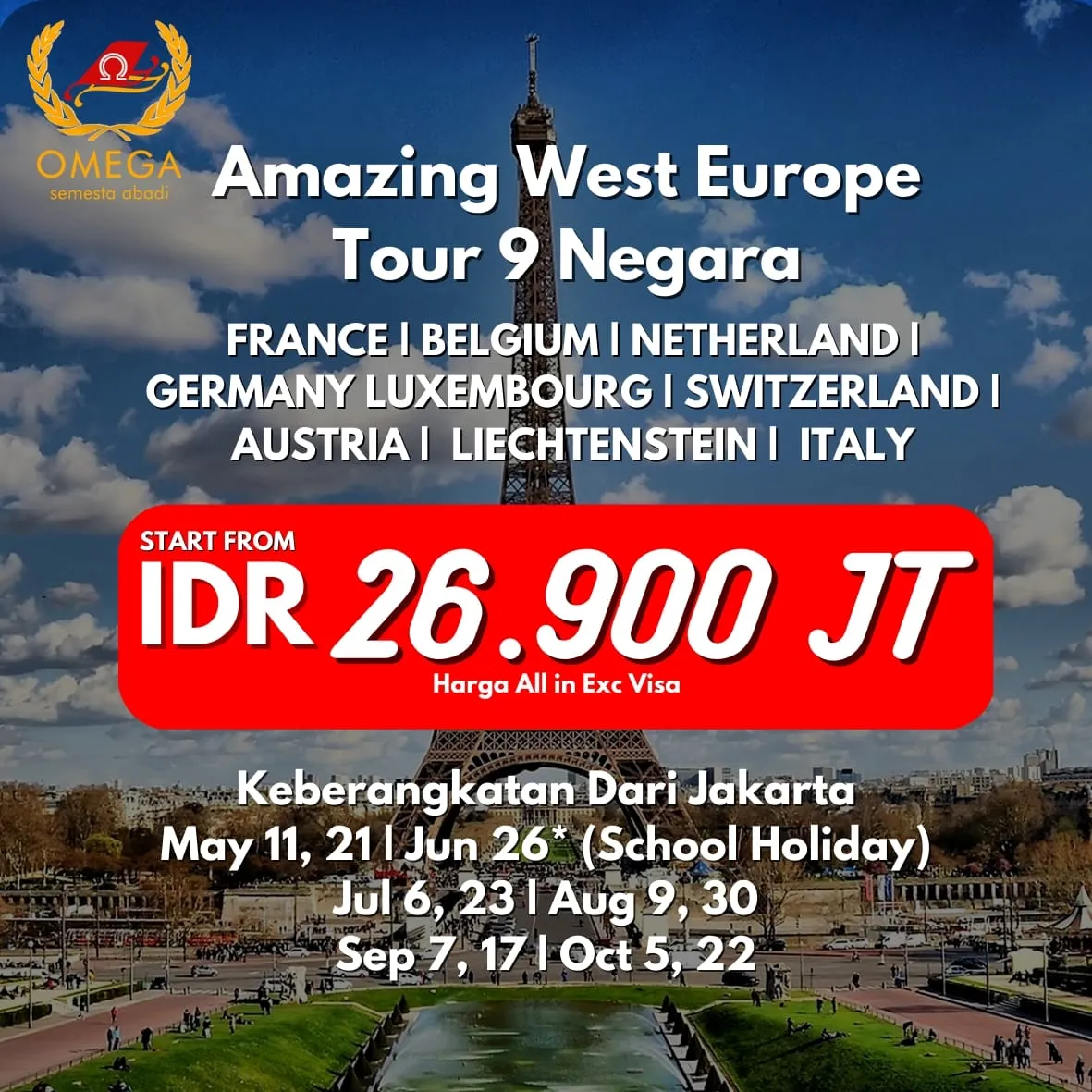 Amazing West Europe | แกลเลอรีที่โพสต์โดย Omega Tour | Lemon8