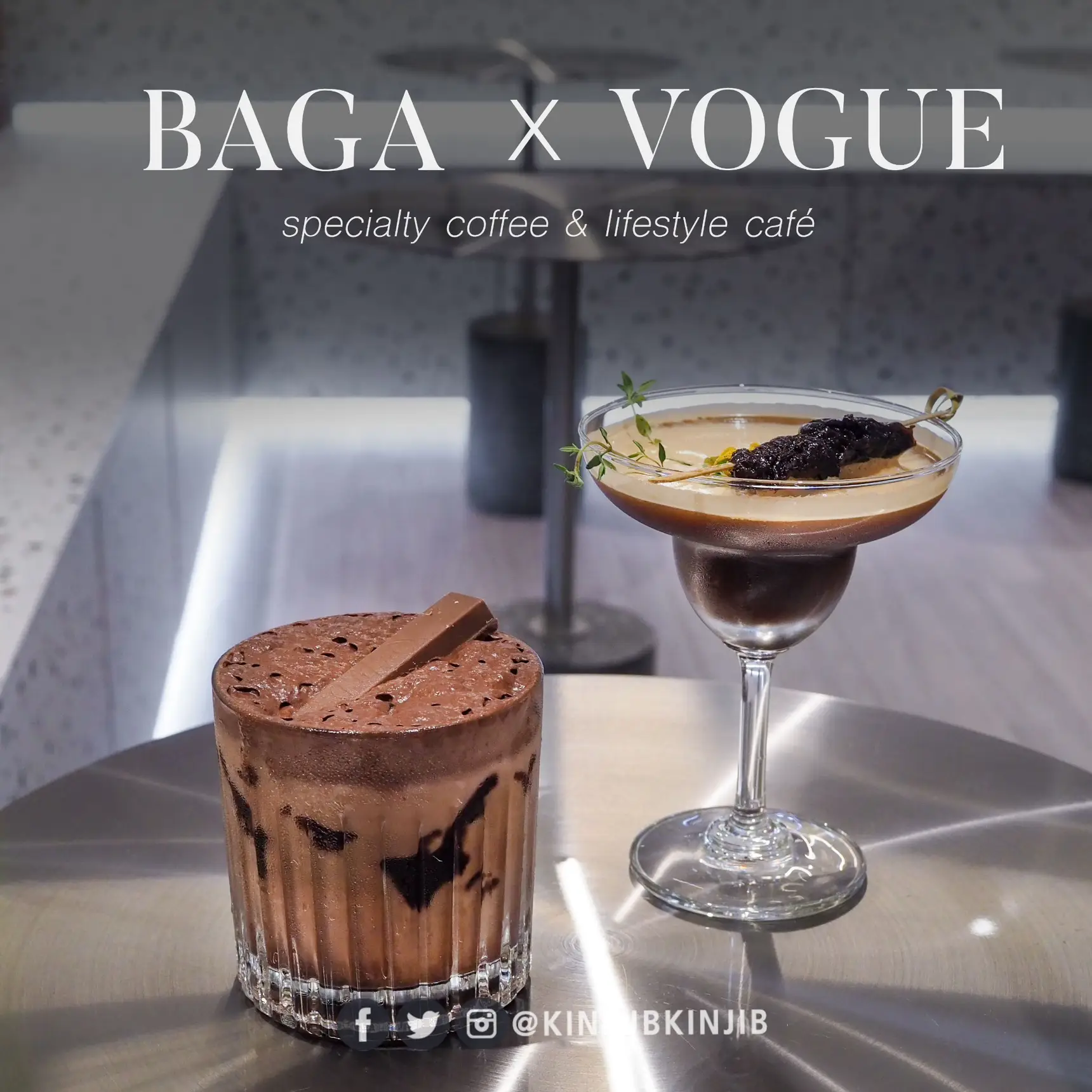 Café BAGA ออกเมนูพิเศษฉลองให้กับนิตยสาร VOUGE | แกลเลอรีที่โพสต์โดย kinjubkinjib | Lemon8
