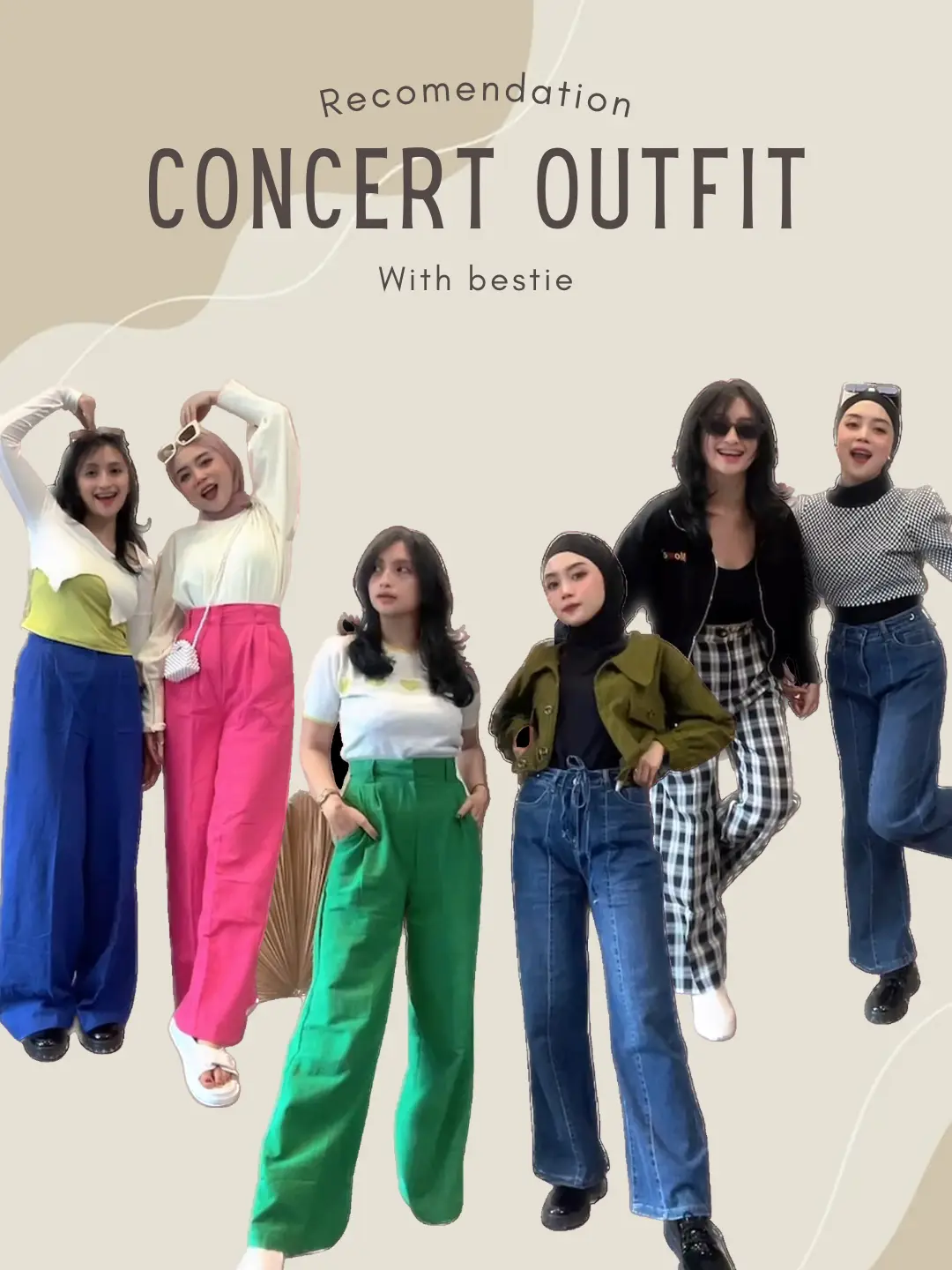 RECOMENDATION OUTFIT CONCERT WITH BESTIE | วิดีโอที่เผยแพร่โดย POCHA🫶🏻 ...