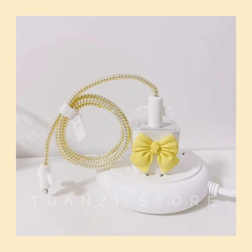 เคสหัวชาร์จ ลายการ์ตูน ตัวถนอมสาย USB C 20W 18W 5W | แกลเลอรีที่โพสต์โดย Station mini | Lemon8