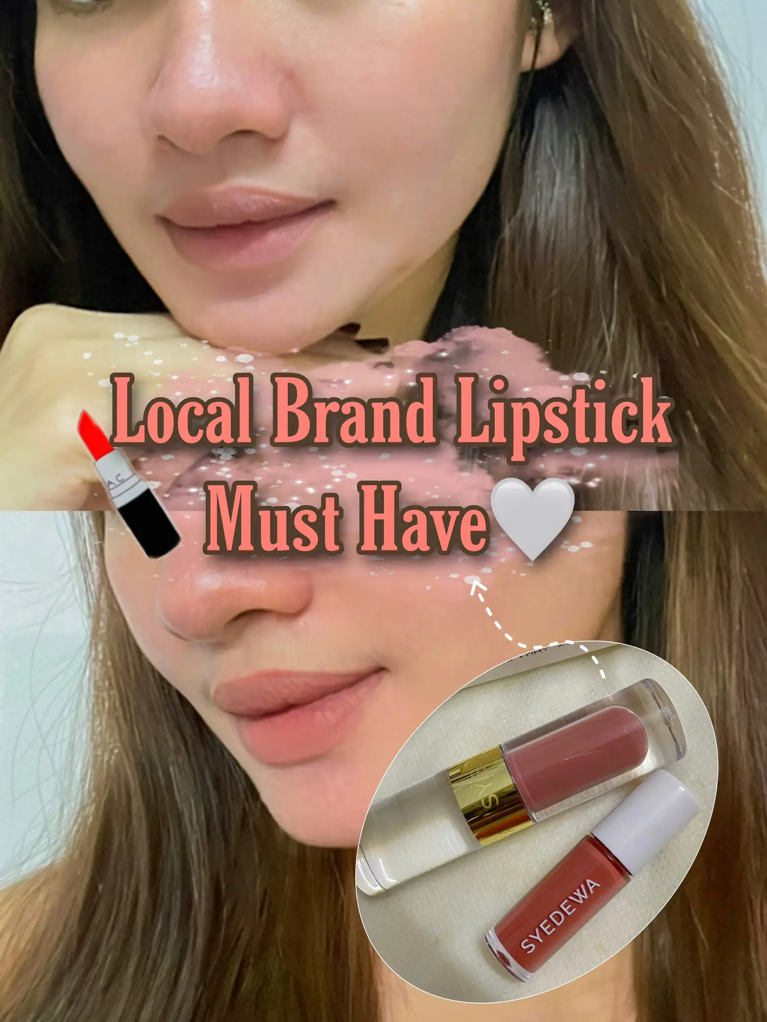 Local Brand Lipstick LoveLove🫶🏻 | แกลเลอรีที่โพสต์โดย AliaaSfqh | Lemon8