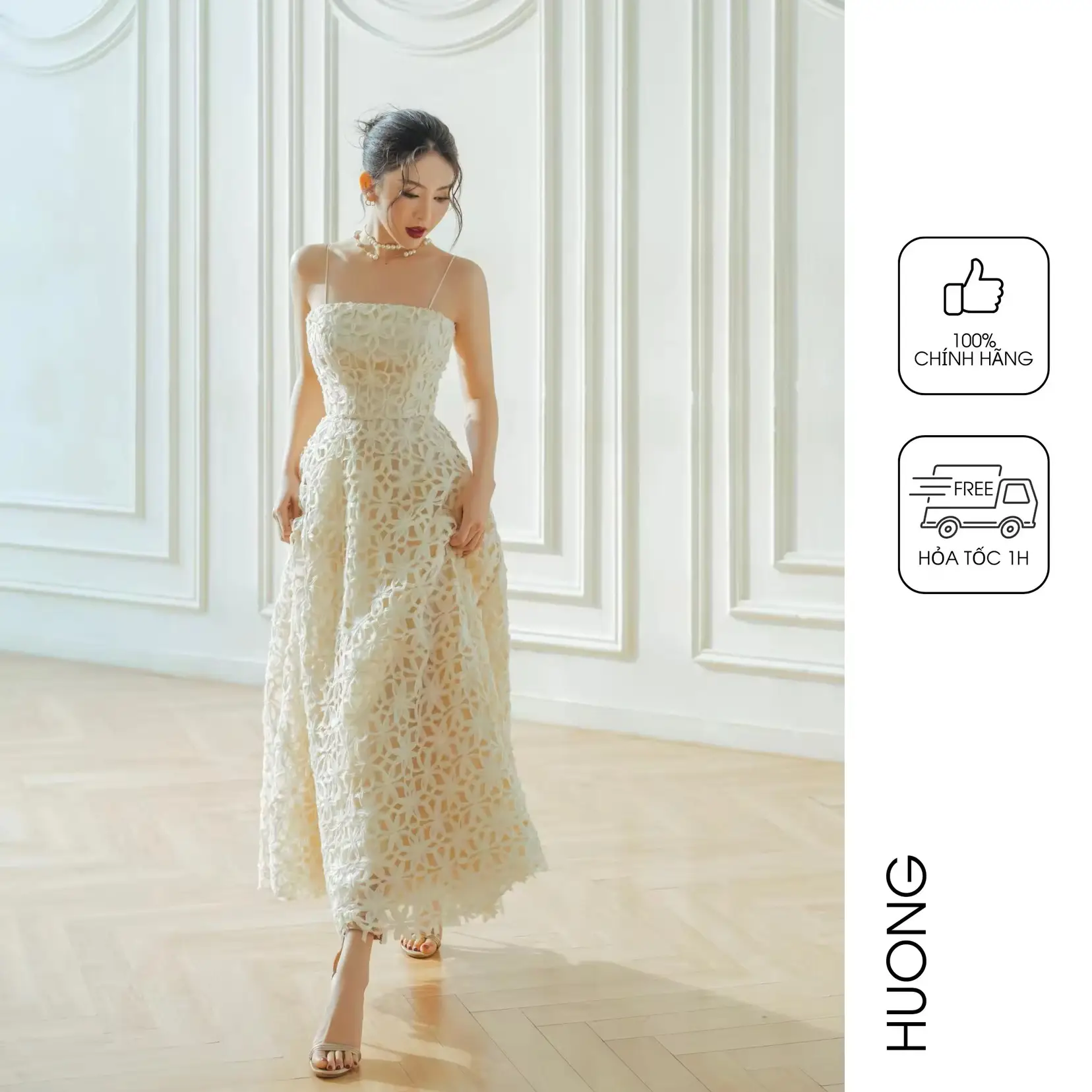 HUONG BOUTIQUE Đầm Charming Lace Dress | Bộ sưu tập do Thai Thanh Hieu đăng | Lemon8