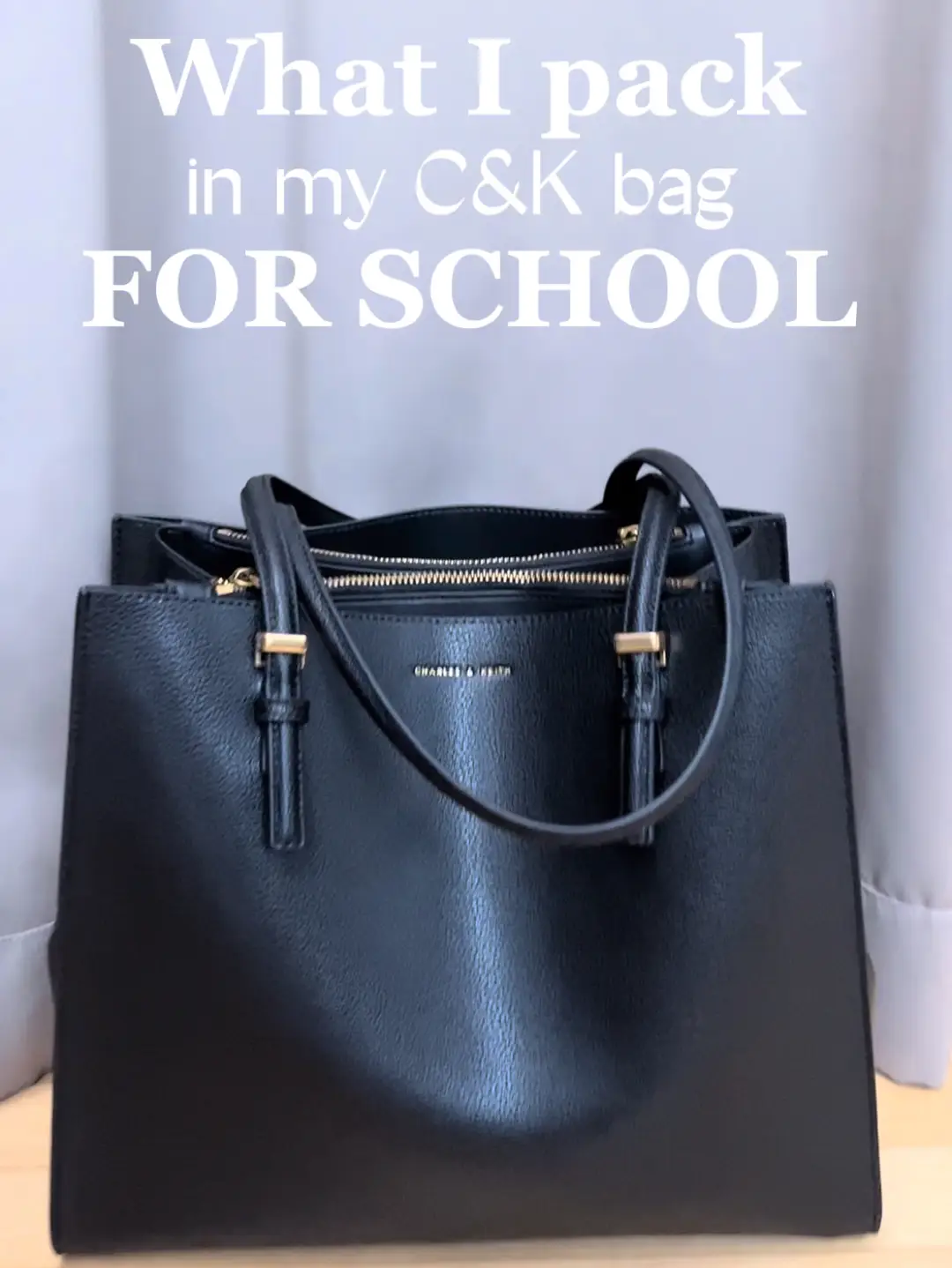 What I can fit in my Charles Keith bag