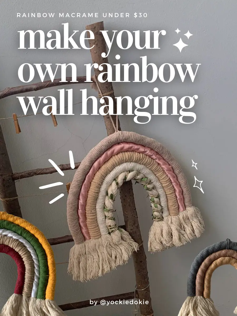 have you heard of macrame rainbows? 🌈 ️ | แกลเลอรีที่โพสต์โดย Yockie ...