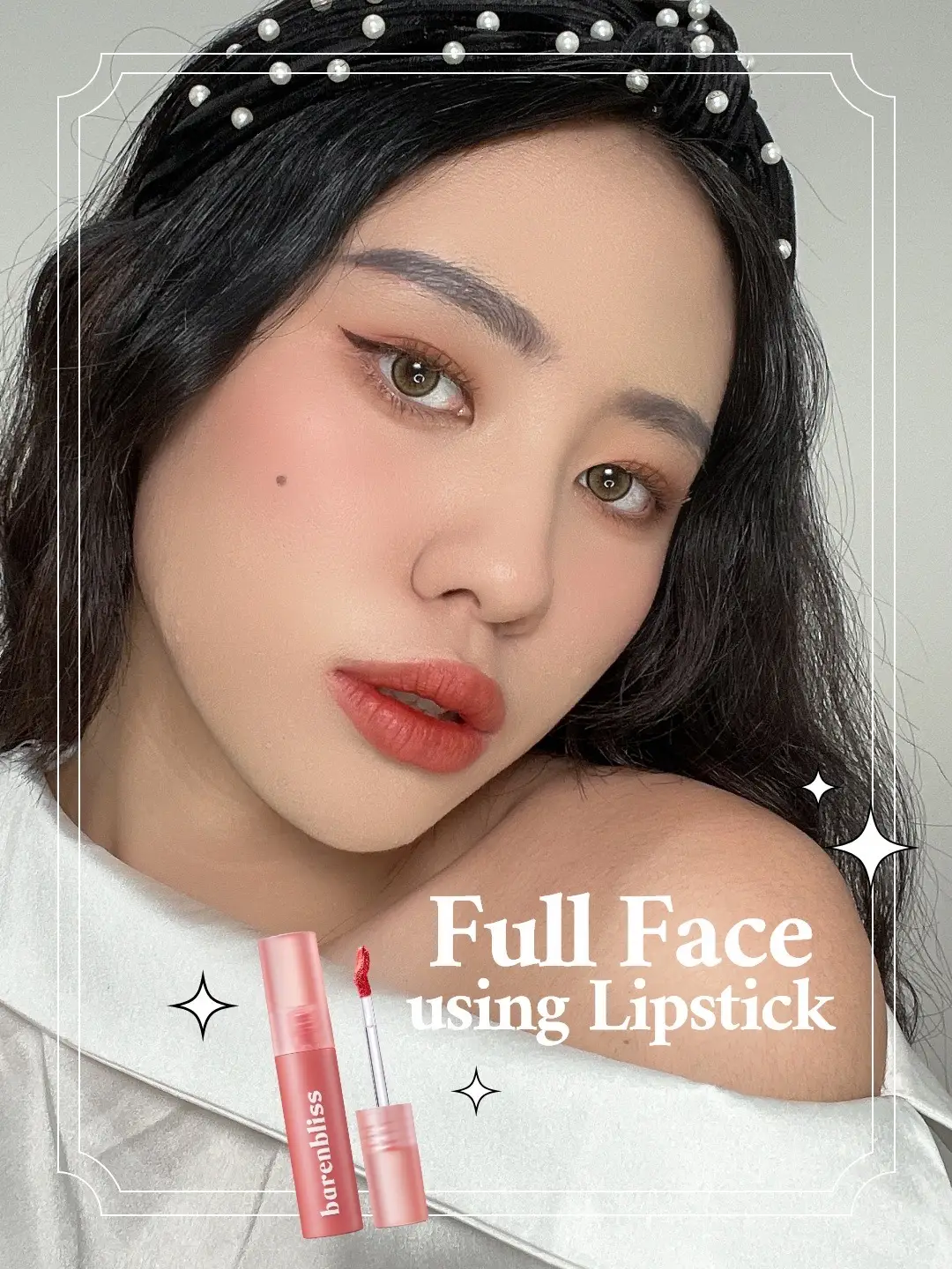 Full Face using Lipstick🫦 | แกลเลอรีที่โพสต์โดย regina | Lemon8