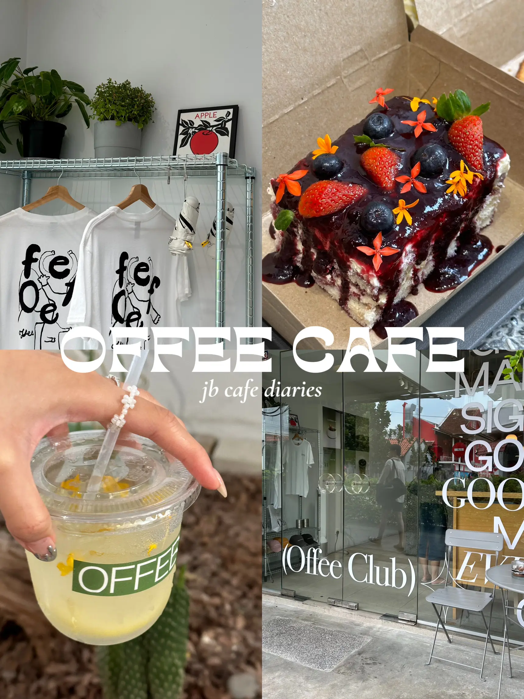 The VIRAL aesthetic cafe in JB 🍰☕️ | แกลเลอรีที่โพสต์โดย julia ☁️ | Lemon8