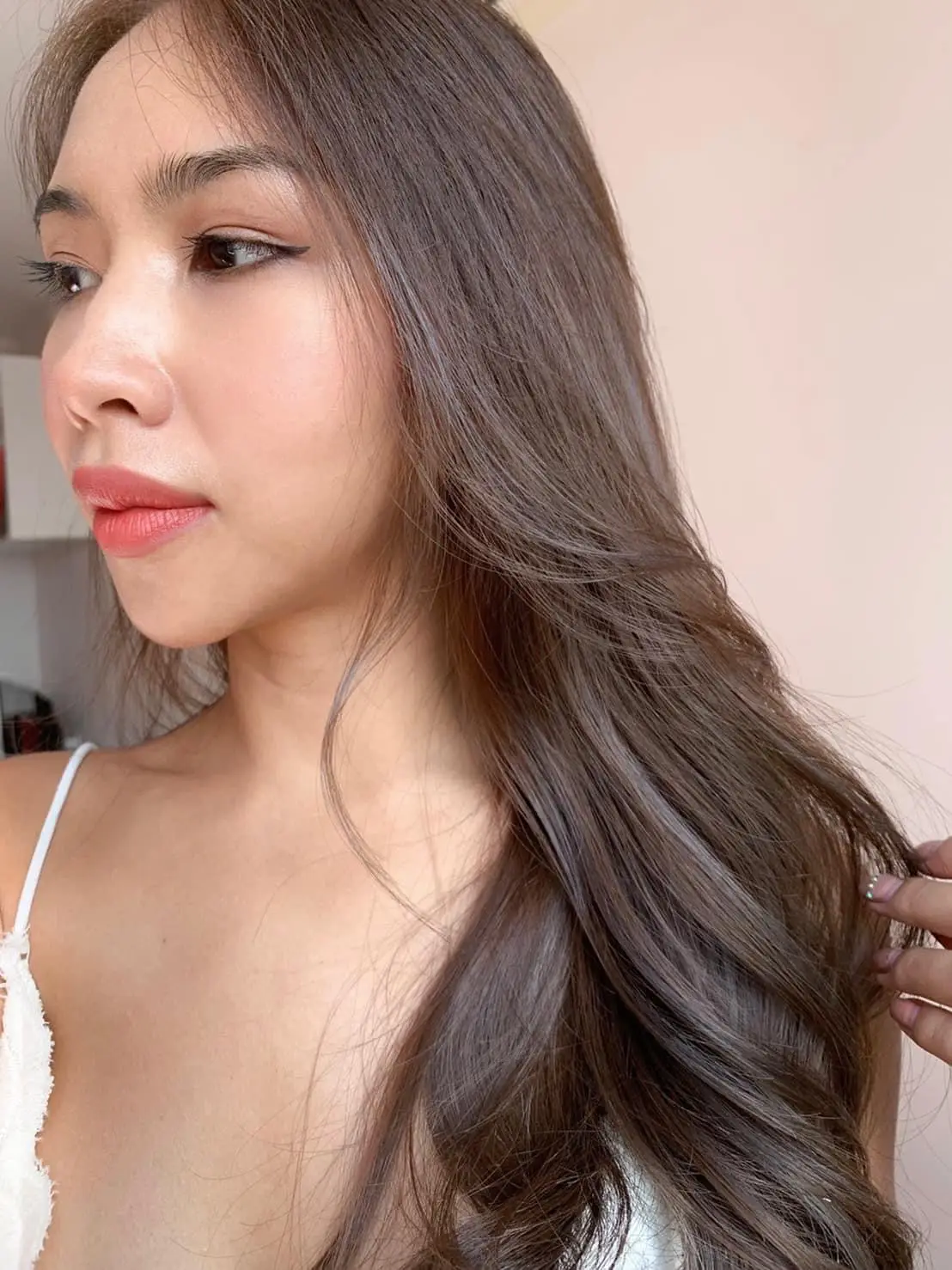 ย้อมผมสีน้ำตาลหม่นเทา ราคาหลัก 100 | แกลเลอรีที่โพสต์โดย Toffy💫 | Lemon8