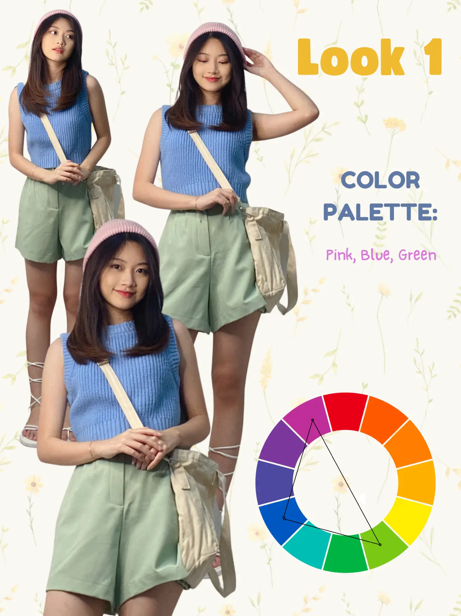 Summer Outfits Cute Colors with Triadic Schemes!🌈 | Galeri diposting ...