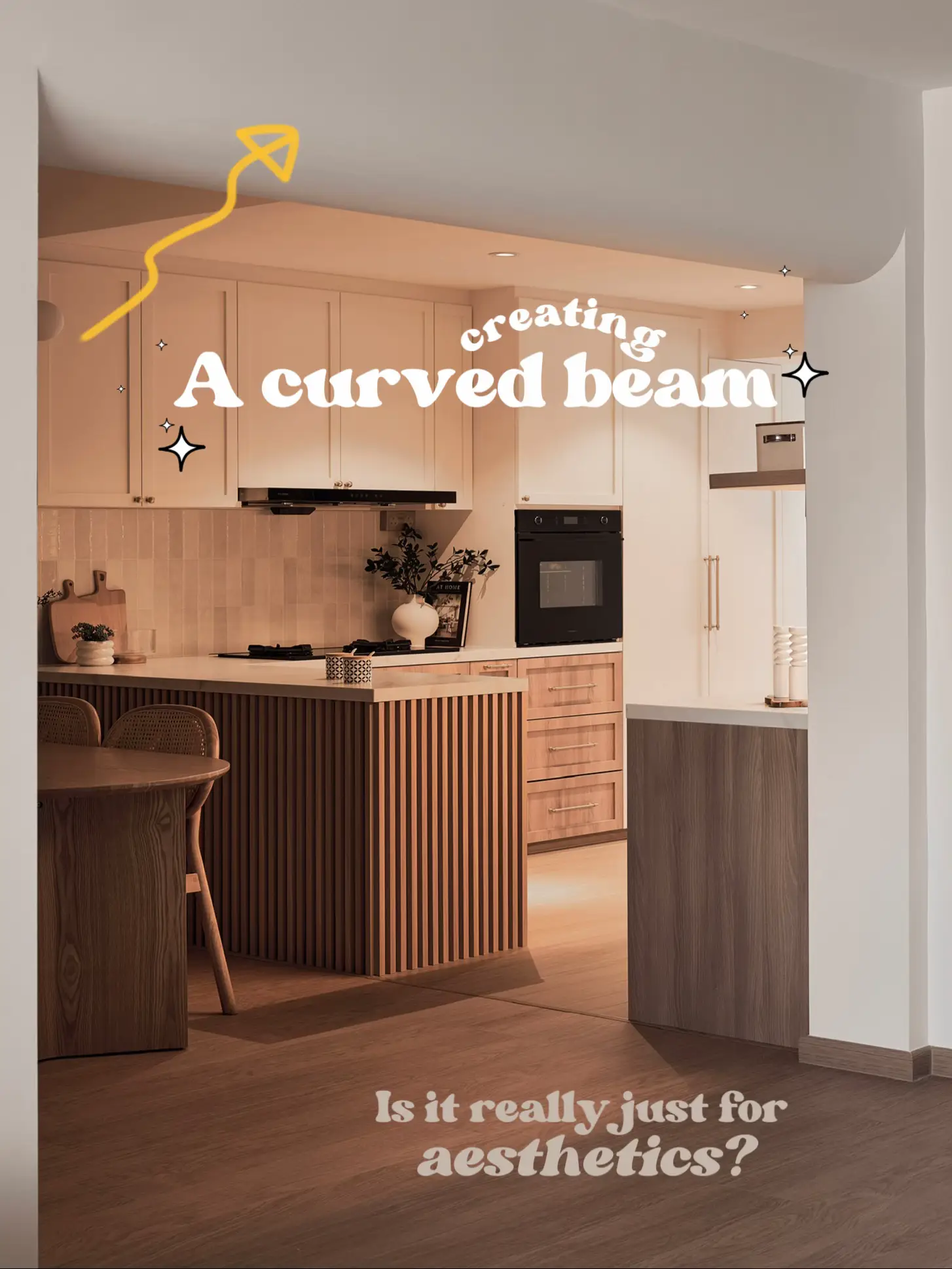 Creating a curved beam in this dining room 🤍 | Gallery posted by cheryl | Lemon8