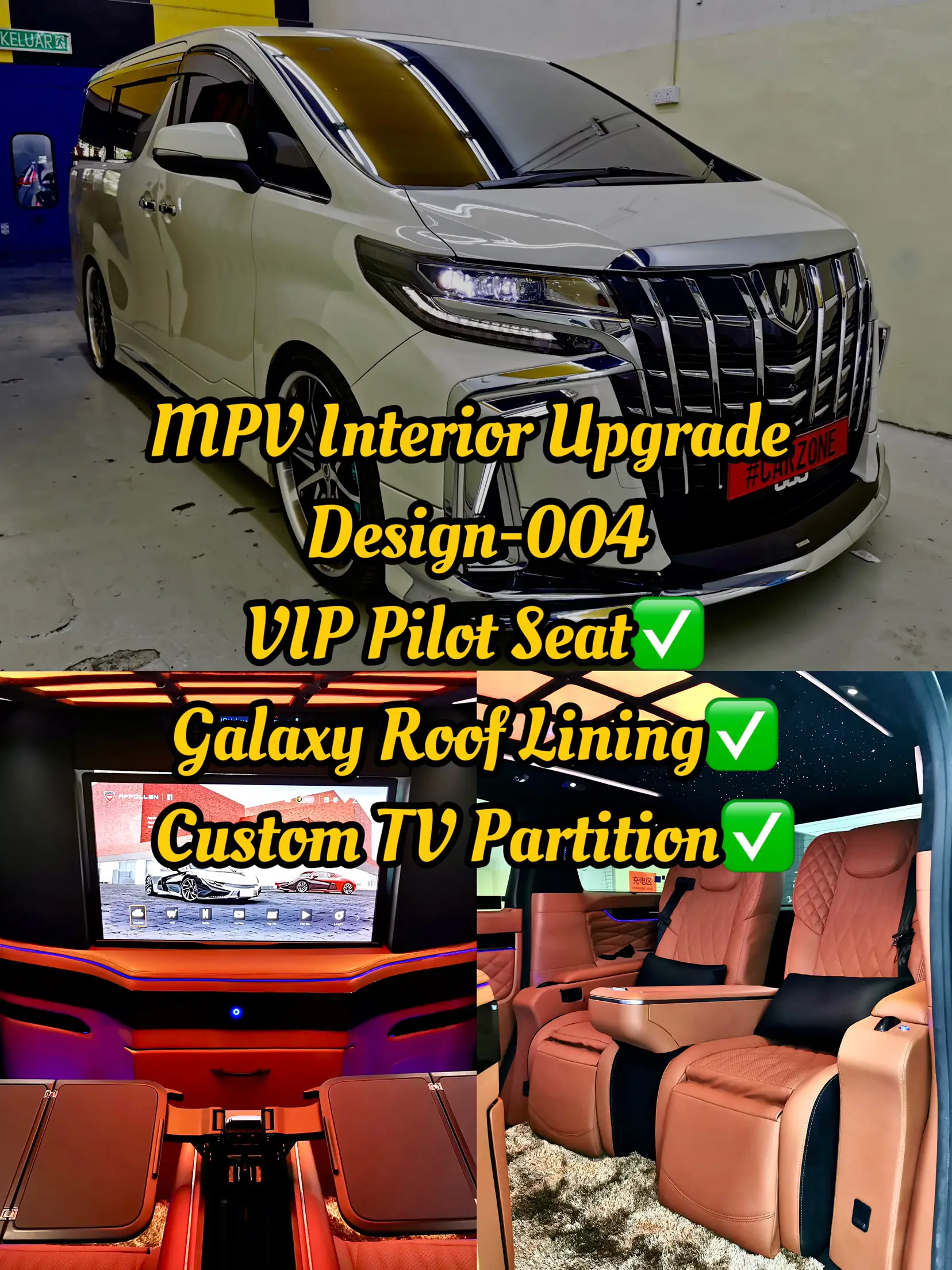 MPV Interior Upgrade Design 👉004 | Gallery posted by CarZone Design | Lemon8