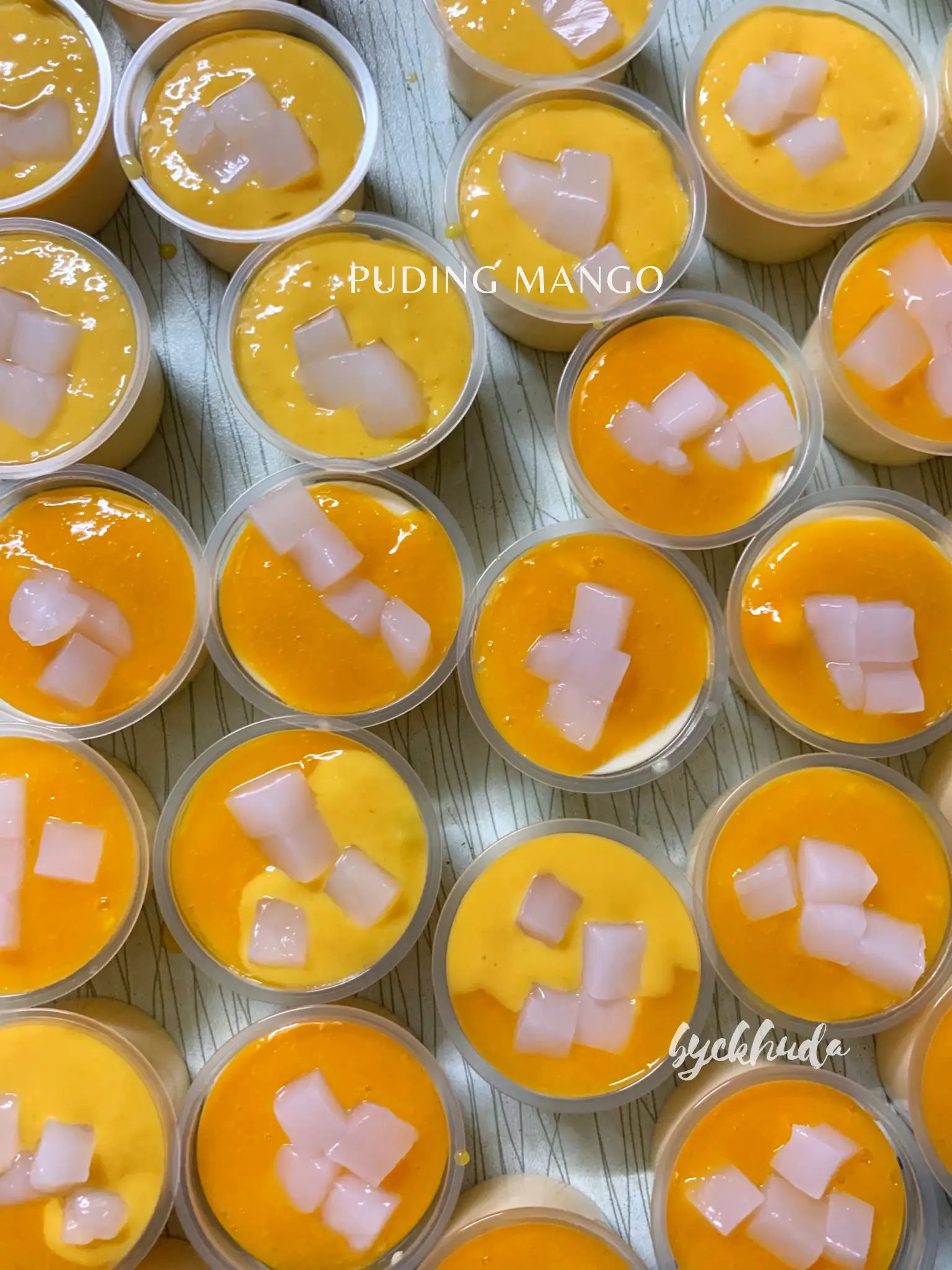 Mini dessert puding manggo 🥭 | Galeri disiarkan oleh Ckhuda | Lemon8