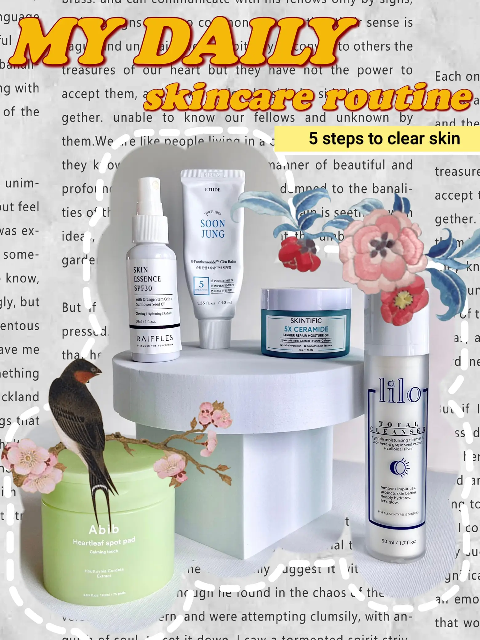 My daily skincare routine 5 steps to clear skin | แกลเลอรีที่โพสต์โดย ...