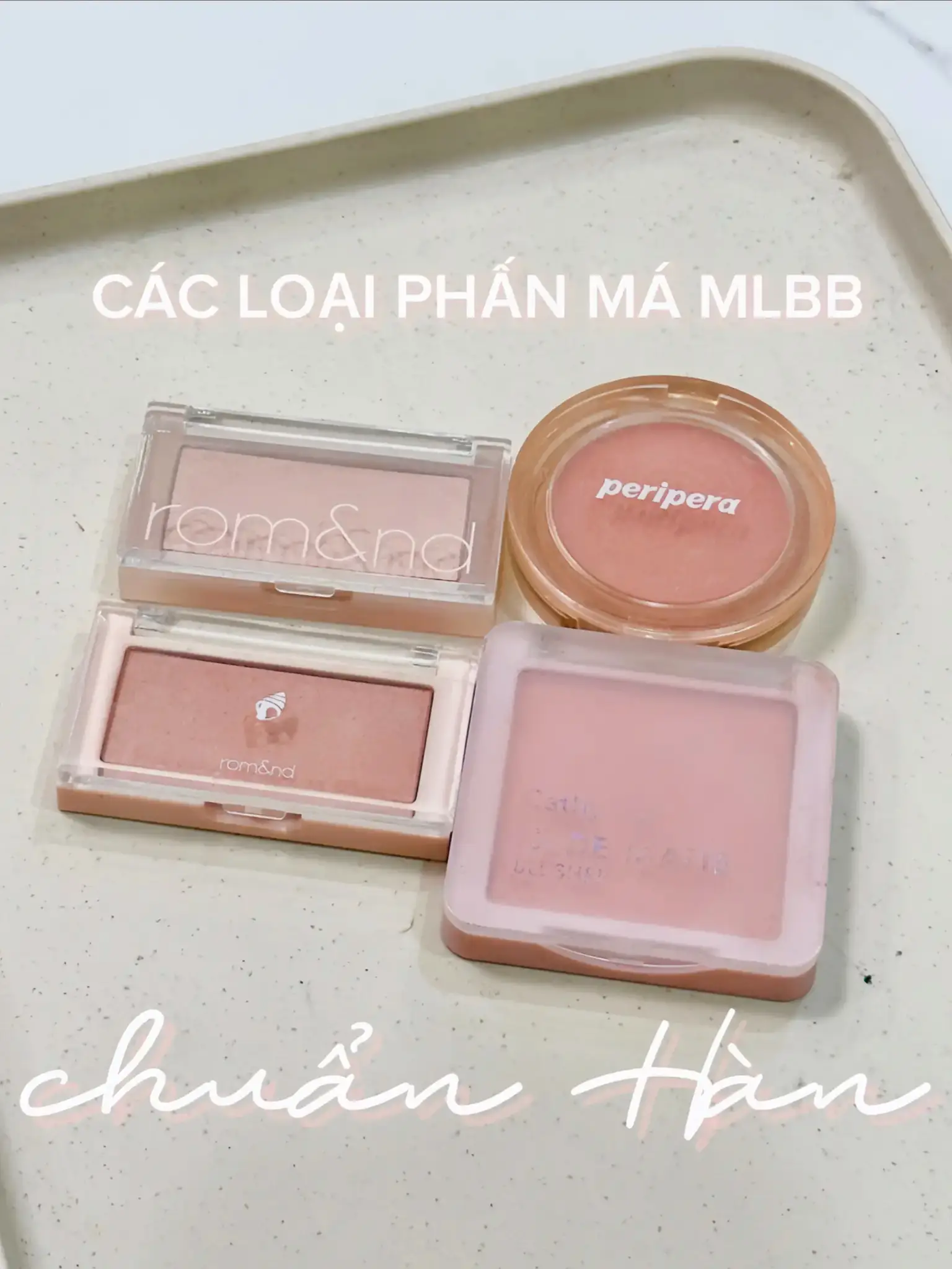 CÁC LOẠI PHẤN MÁ TONE MLBB CHUẨN HÀN | Bộ sưu tập do Lapis đăng | Lemon8
