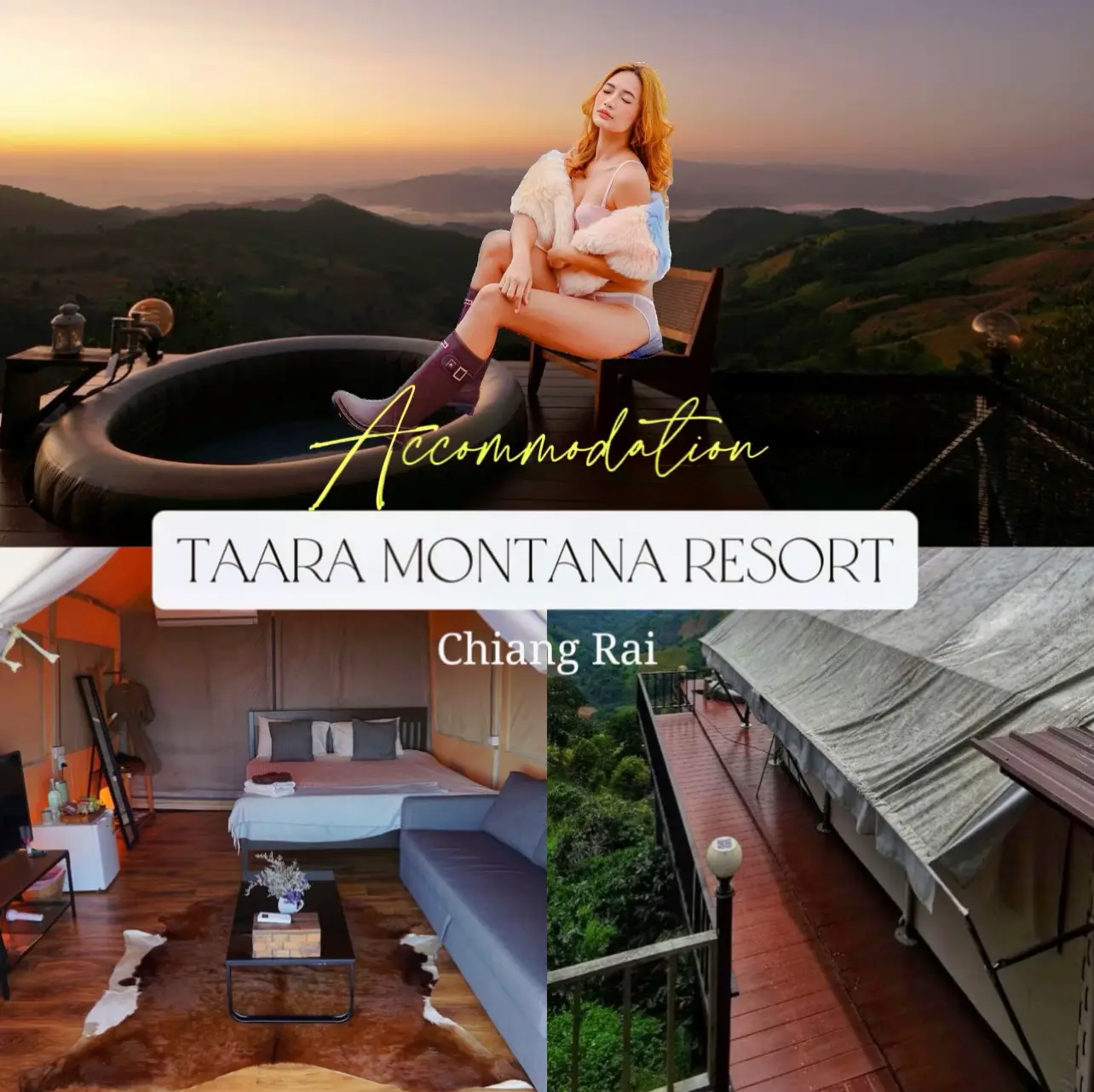 𝕋𝕒𝕒𝕣𝕒 𝕄𝕠𝕟𝕥𝕒𝕟𝕒 ℝ𝕖𝕤𝕠𝕣𝕥🏡 | เชียงราย ต้องมา⛰️🌫️ | แกลเลอรีที่โพสต์โดย 𝐒𝐎𝐌𝐒𝐎𝐌🍊 | Lemon8