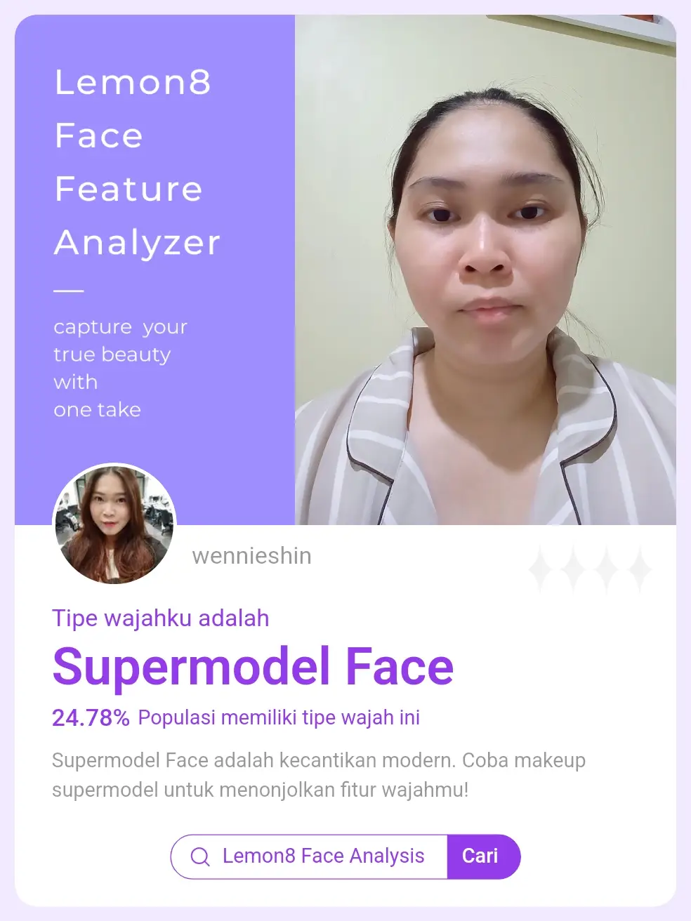 Laporan Analisis Wajahku | Galeri diposting oleh wennie shin | Lemon8