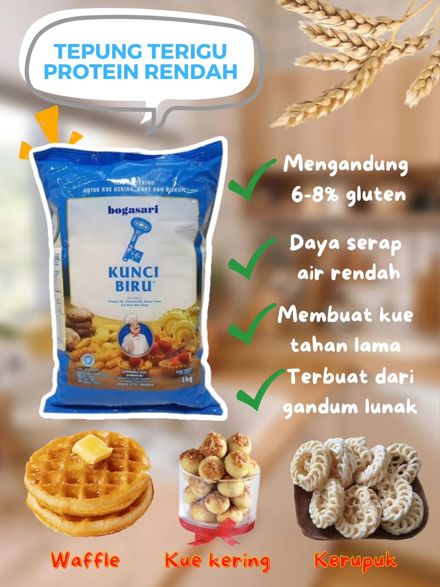 Ketiga Tepung Terigu ini apa bedanya sih? 🥐🧁🥖🍞🥯 | Galeri diposting oleh ...