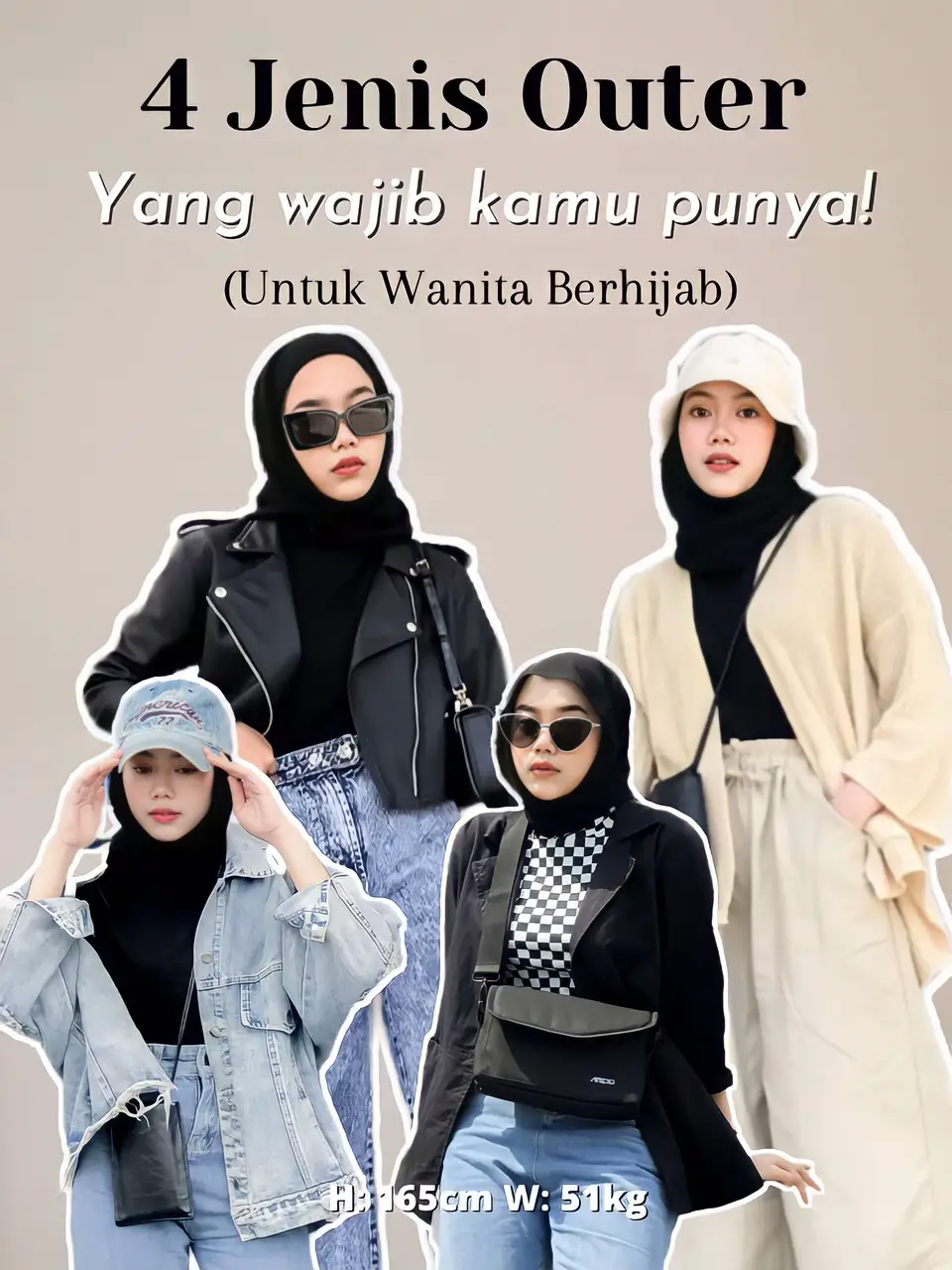 4 Jenis Outer yang wajib kamu punya | Galeri diposting oleh ubil 🧚🏻‍♀️ | Lemon8