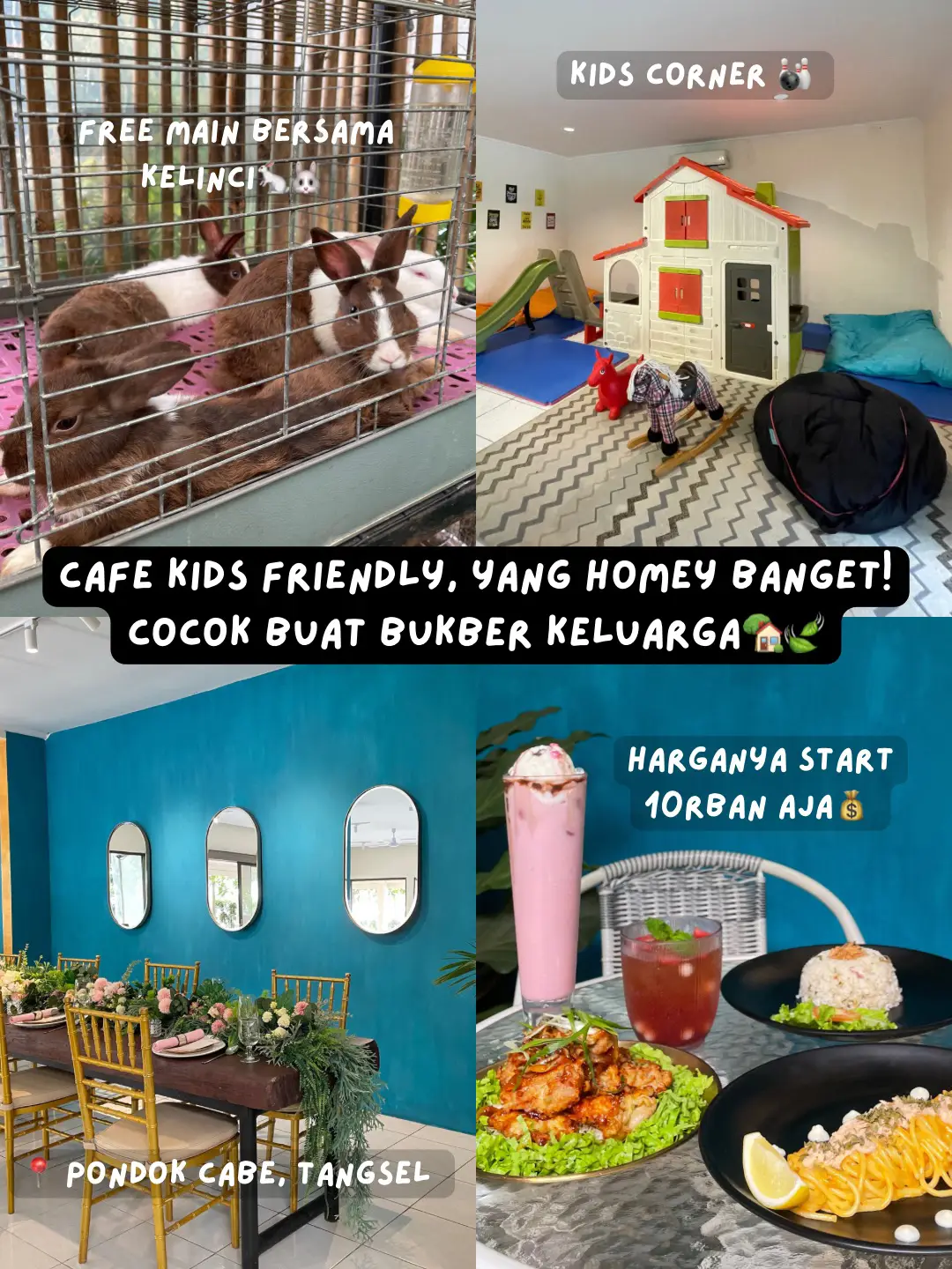 Cafe Kids Friendly, cocok Buat Bukber Keluarga🏡🍃 | Galeri diposting oleh Alda Aurelia | Lemon8