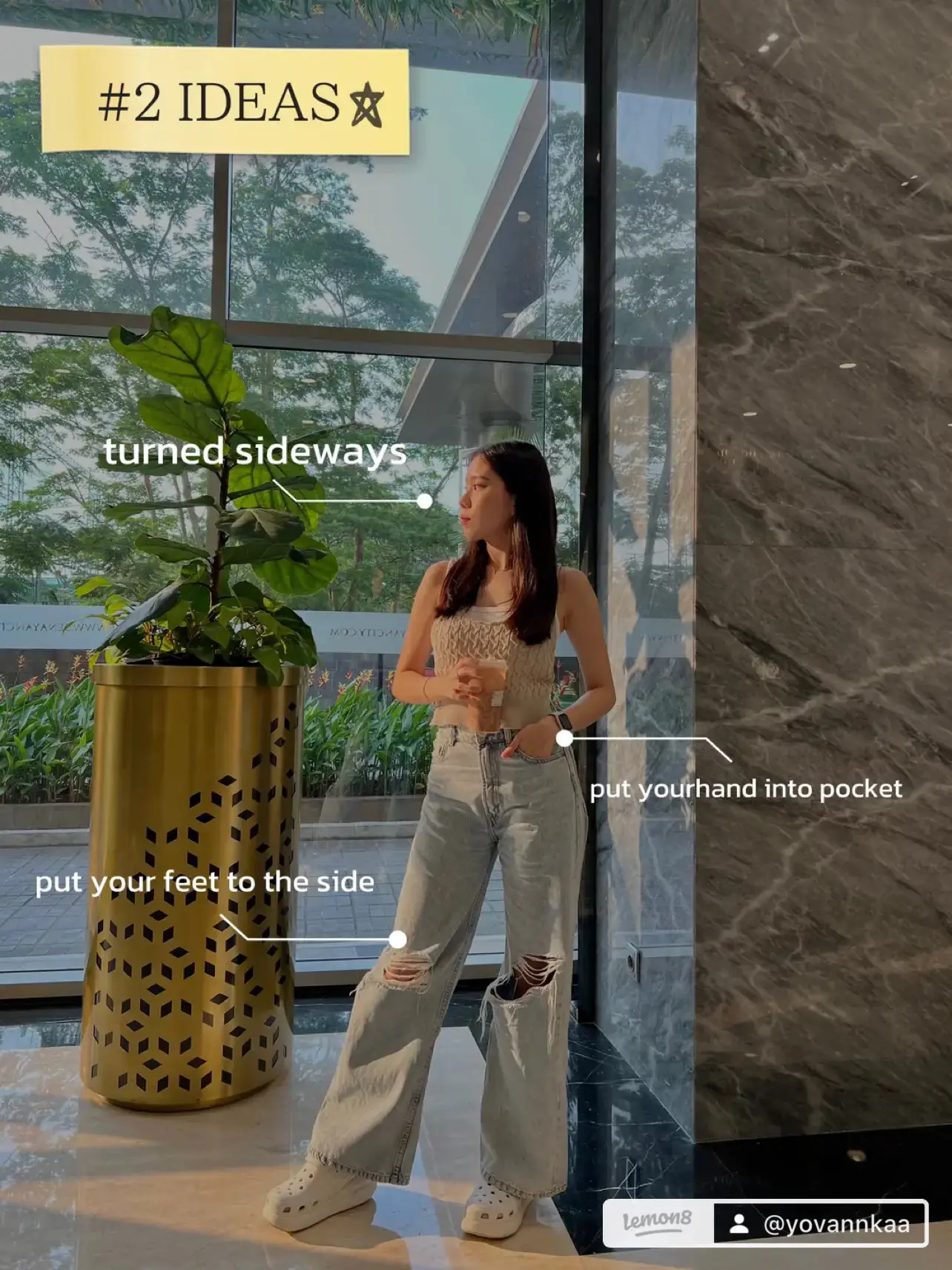 EFFORTLESS POSE for YOUR BEST OOTD! 💗🔥 | Galeri diposting oleh vankaaaa | Lemon8