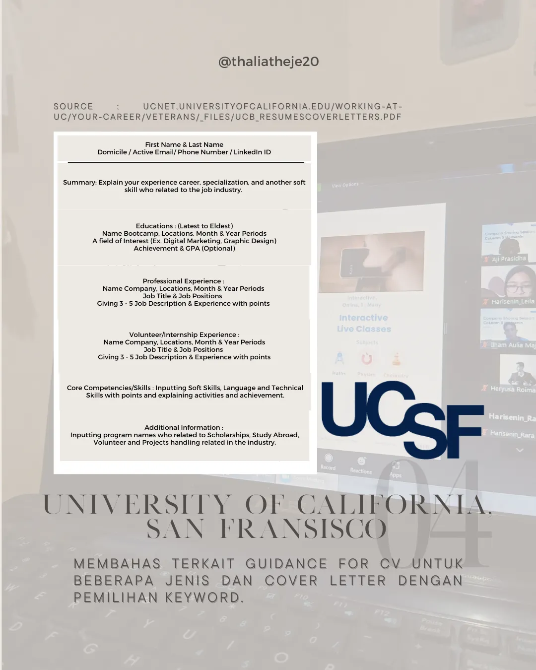 6 FORMAT CV ATS YANG BISA DITIRU JOBSEEKER! 💼 | Galeri diposting oleh ...