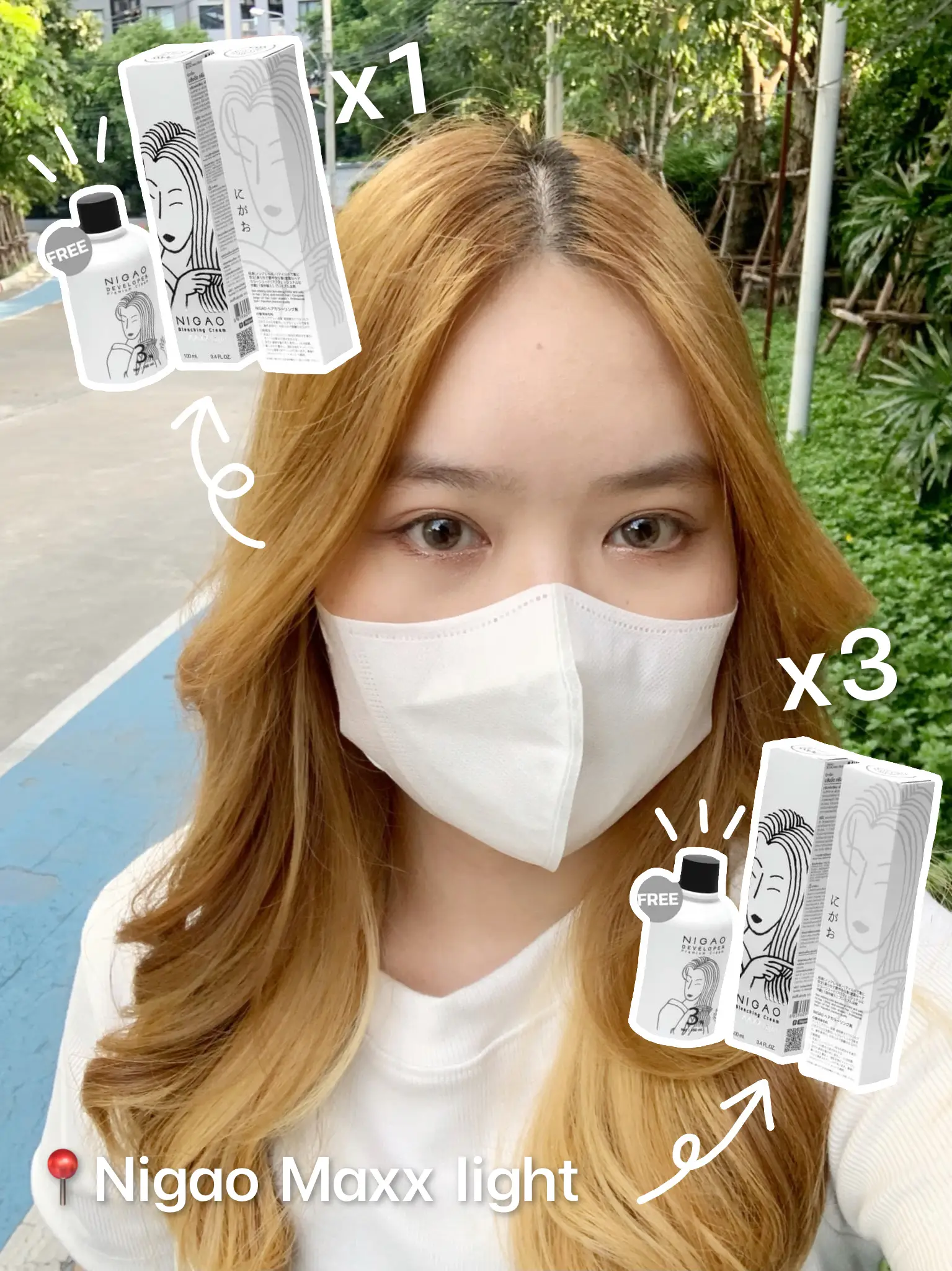 How to ย้อมผมดำให้กลายเป็นผมทองด้วยตัวเอง🖤💛 | แกลเลอรีที่โพสต์โดย เอิน. | Lemon8