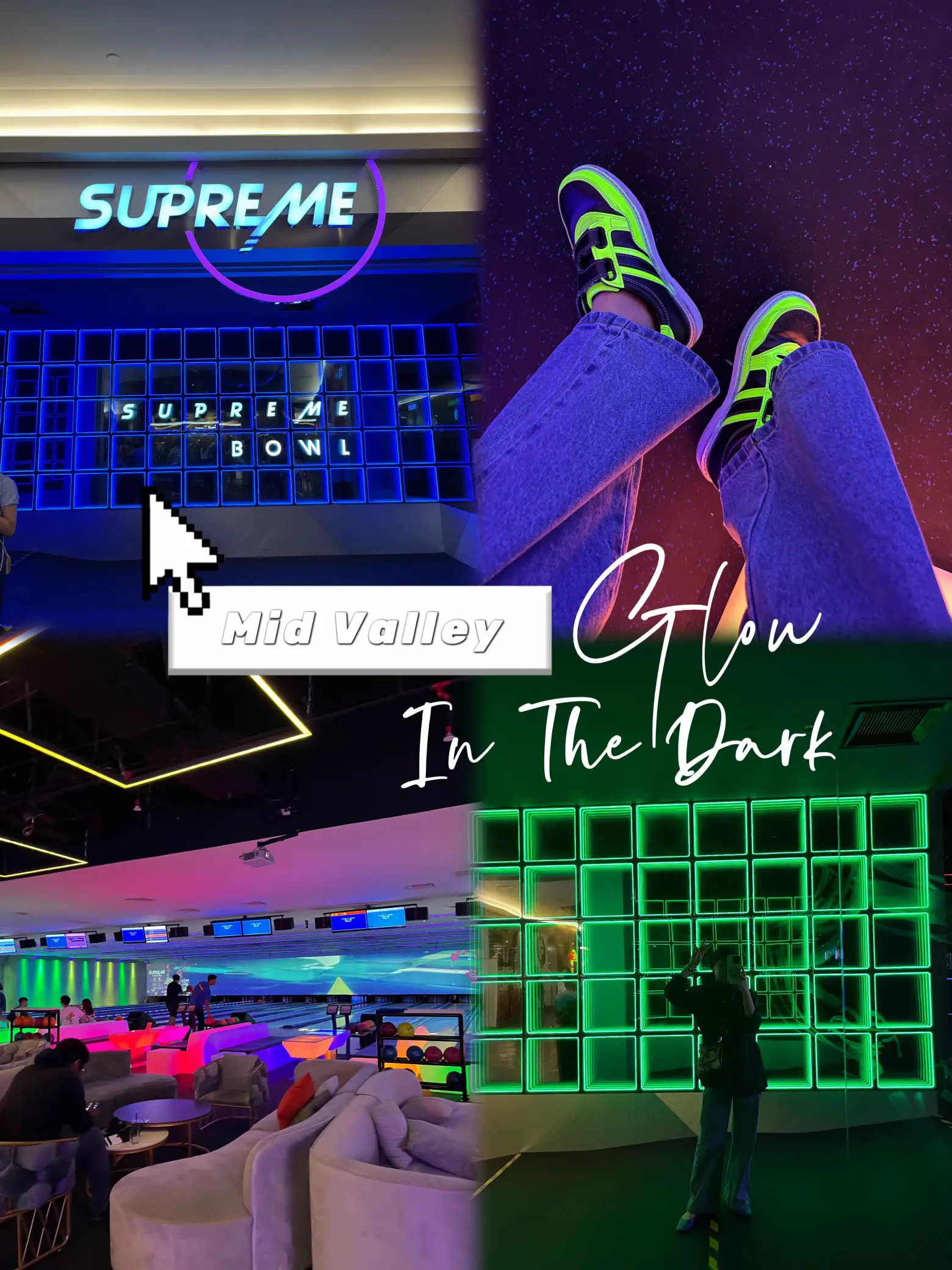 Supreme Cosmic Bowl | Glow In The Dark Bowling 🎳 | Galeri disiarkan ...