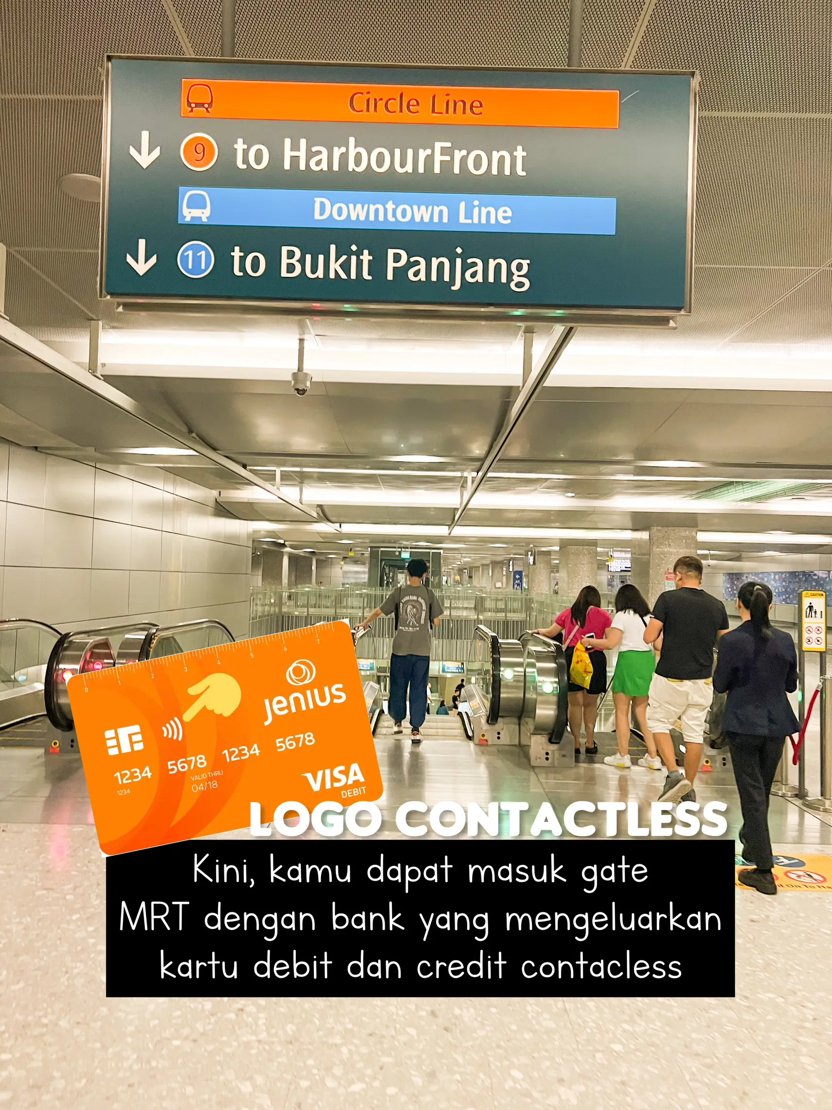 SAVE THIS POST! Tips naik MRT pakai Contactless! | Galeri diposting ...