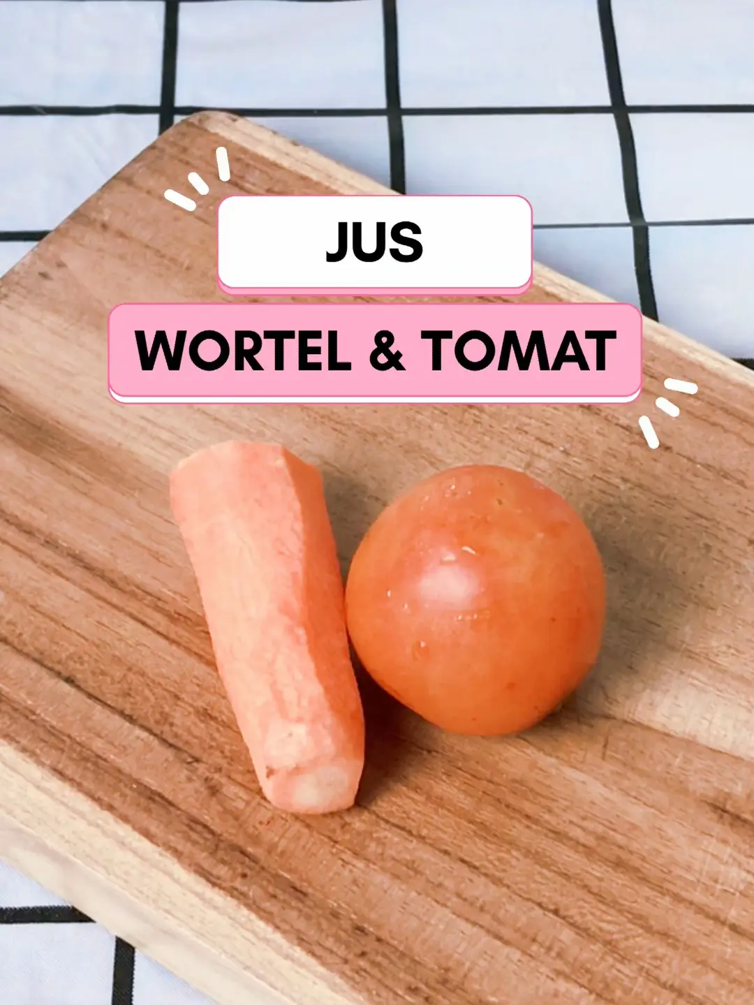 Konsumsi Jus Wortel dan Tomat | Video dipublikasikan oleh Hola Joy | Lemon8