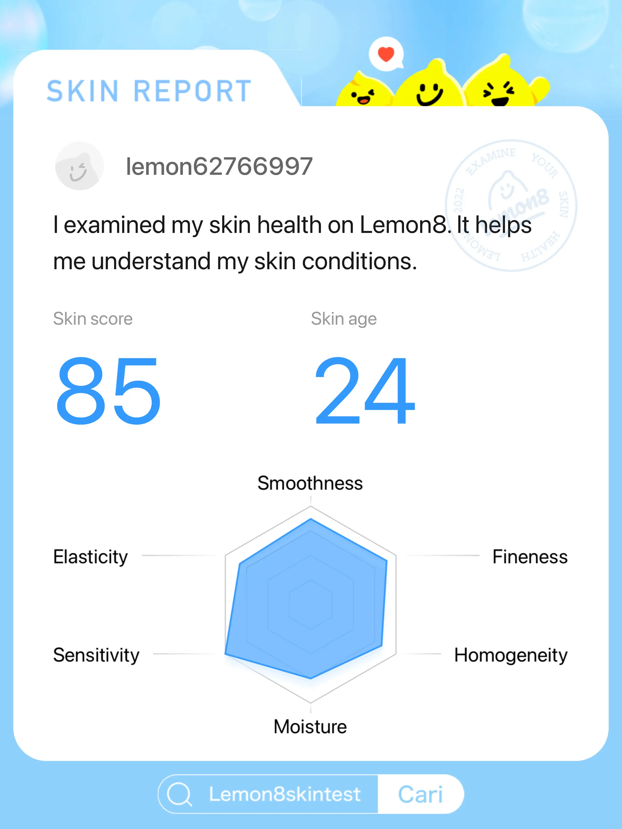 My Skin Report | Galeri diposting oleh Lemon88 | Lemon8
