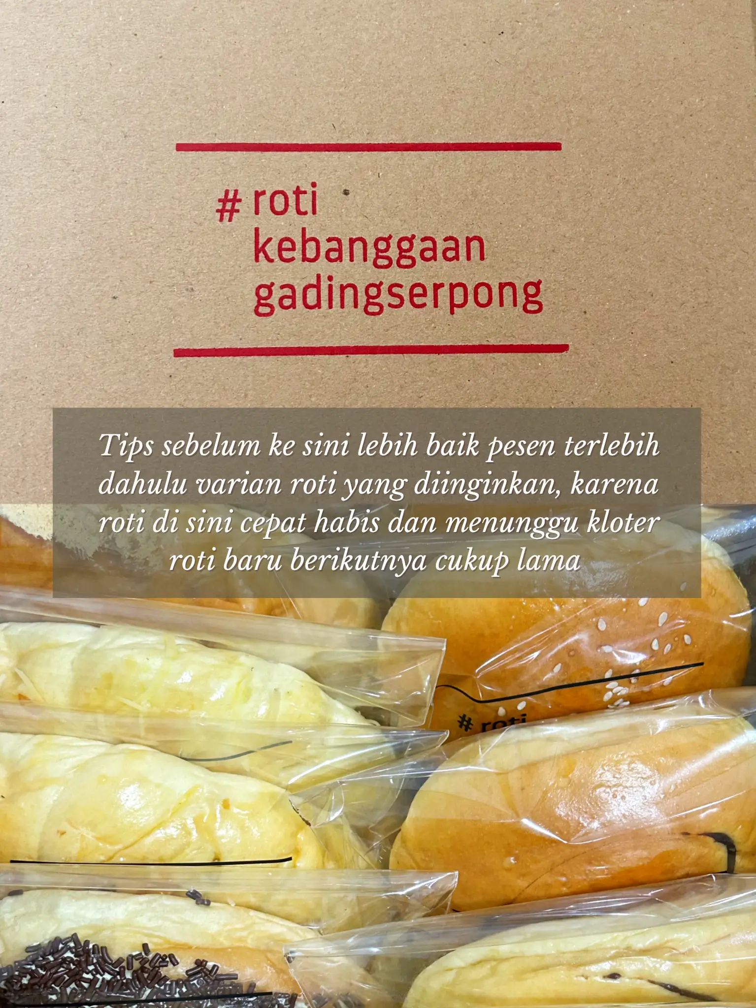 Roti Si Bungsu Kebanggaan Warga Gading Serpong 👩🏻‍🍳🍞🥐 | Galeri ...