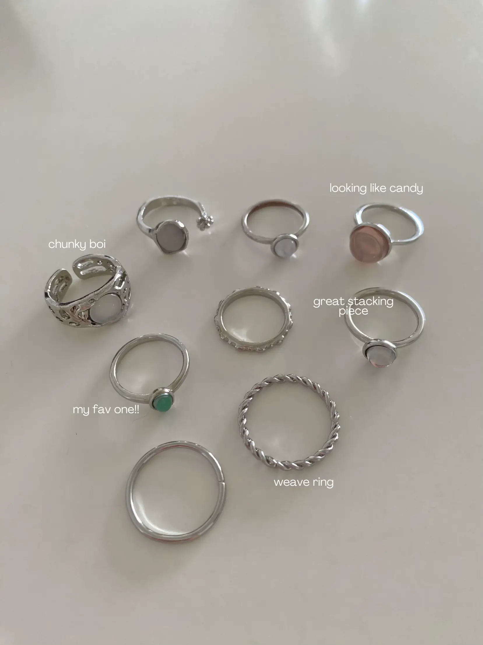 Rings for stacking! | Gallery posted by drea | Lemon8
