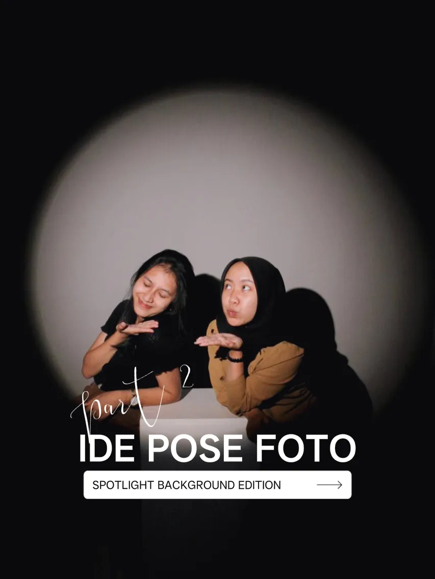 Ide Pose Foto Studio Spotlight - Pencarian Lemon8