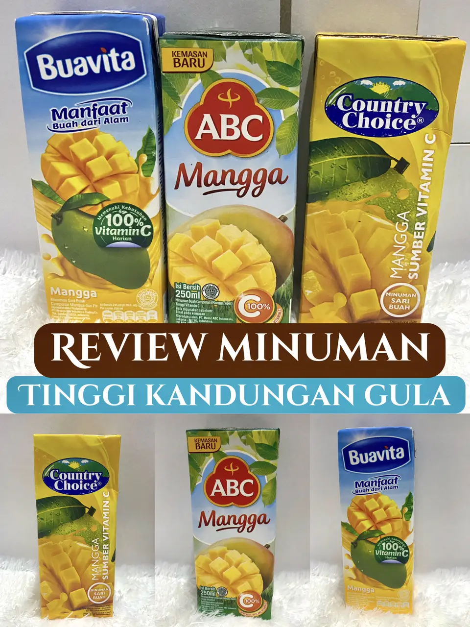 Rekomendasi minuman dengan kandungan gula. | Galeri diposting oleh ...