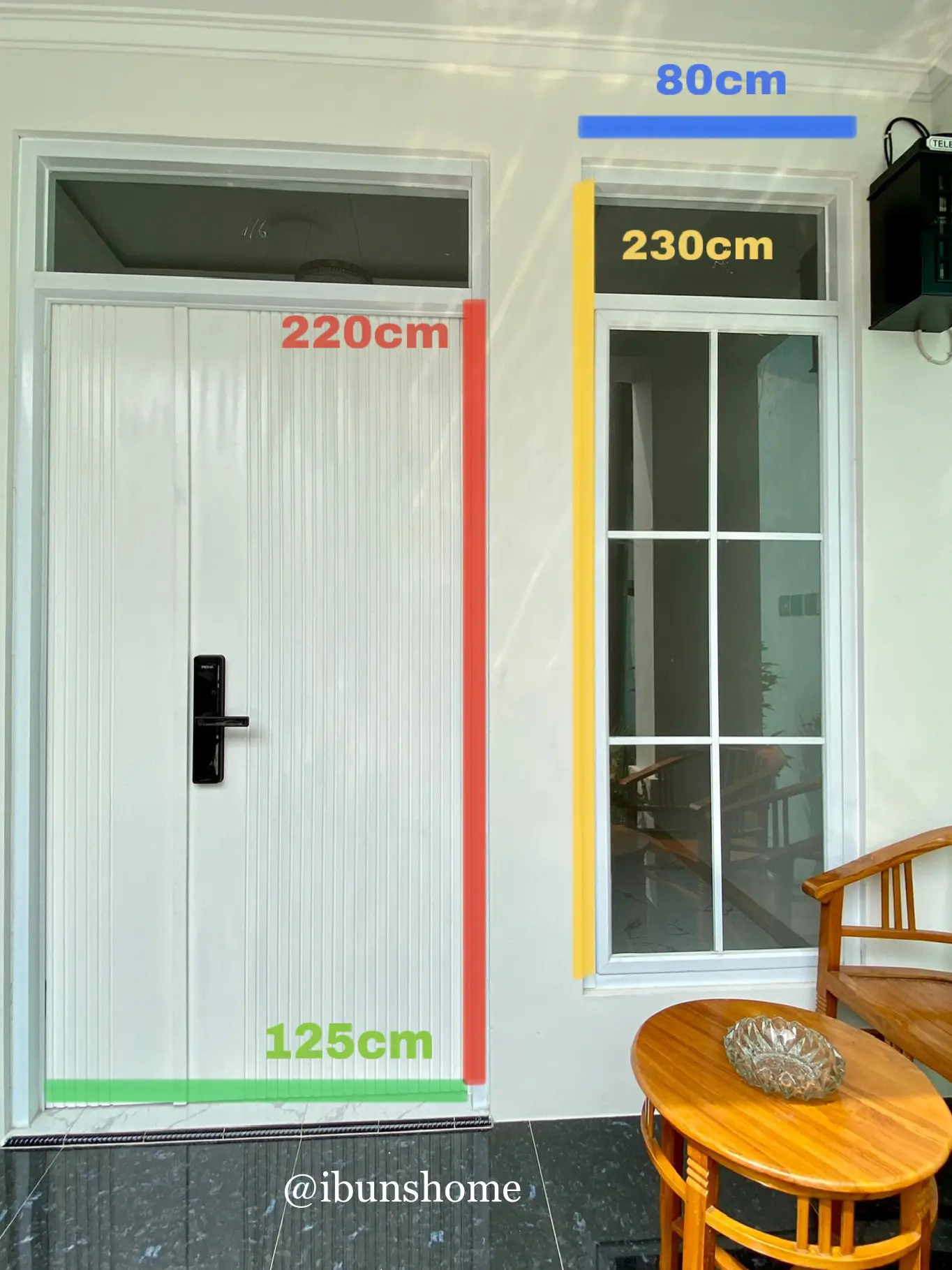 UKURAN PINTU DAN JENDELA | Galeri diposting oleh ibun’s home | Lemon8