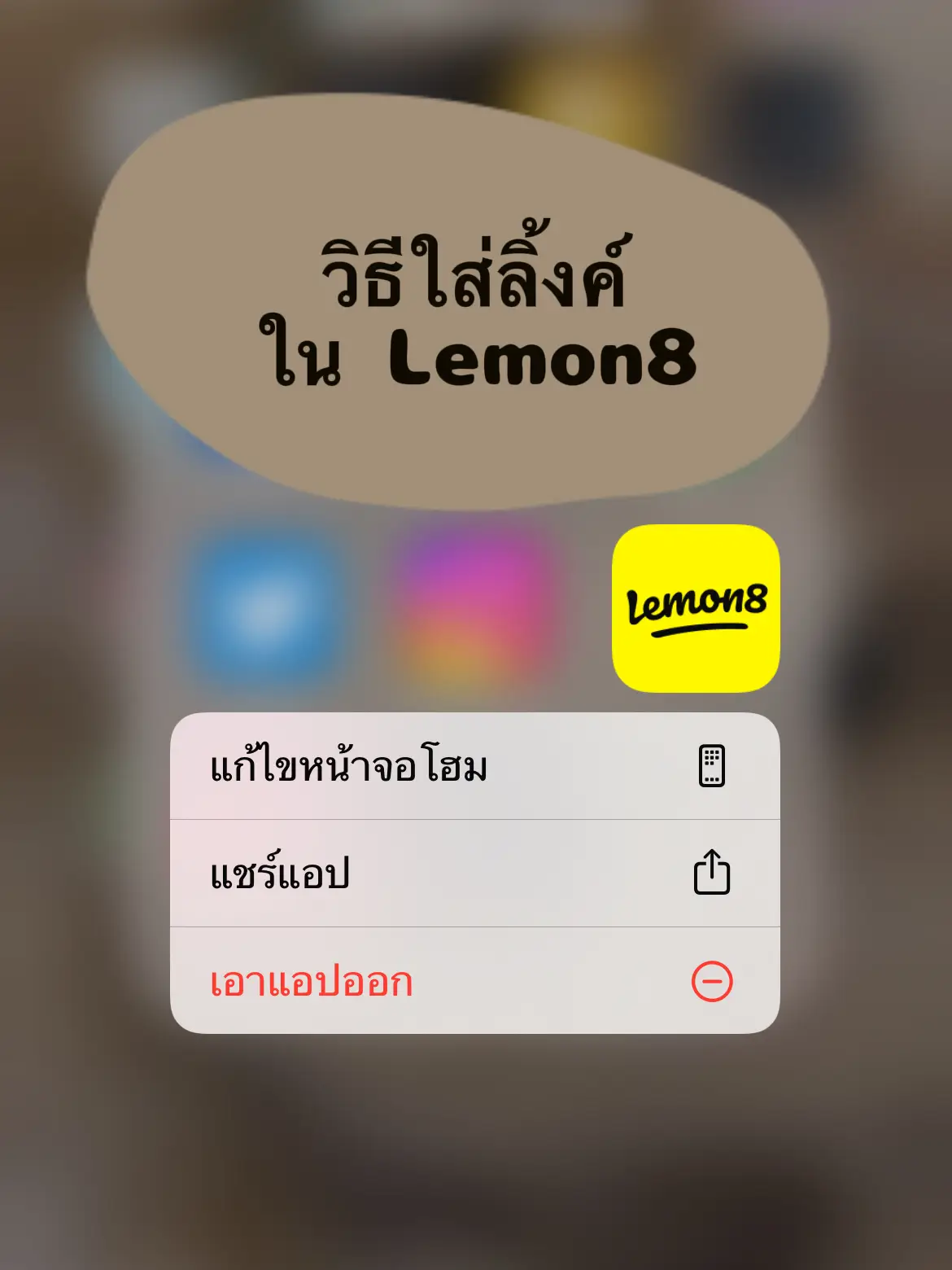[สำหรับชาวเลมอนมือใหม่] วิธีใส่ link ในโพสต์ (Lemon8) 🍋🍋🍋 | แกลเลอรีที่โพสต์โดย ppapuean | Lemon8