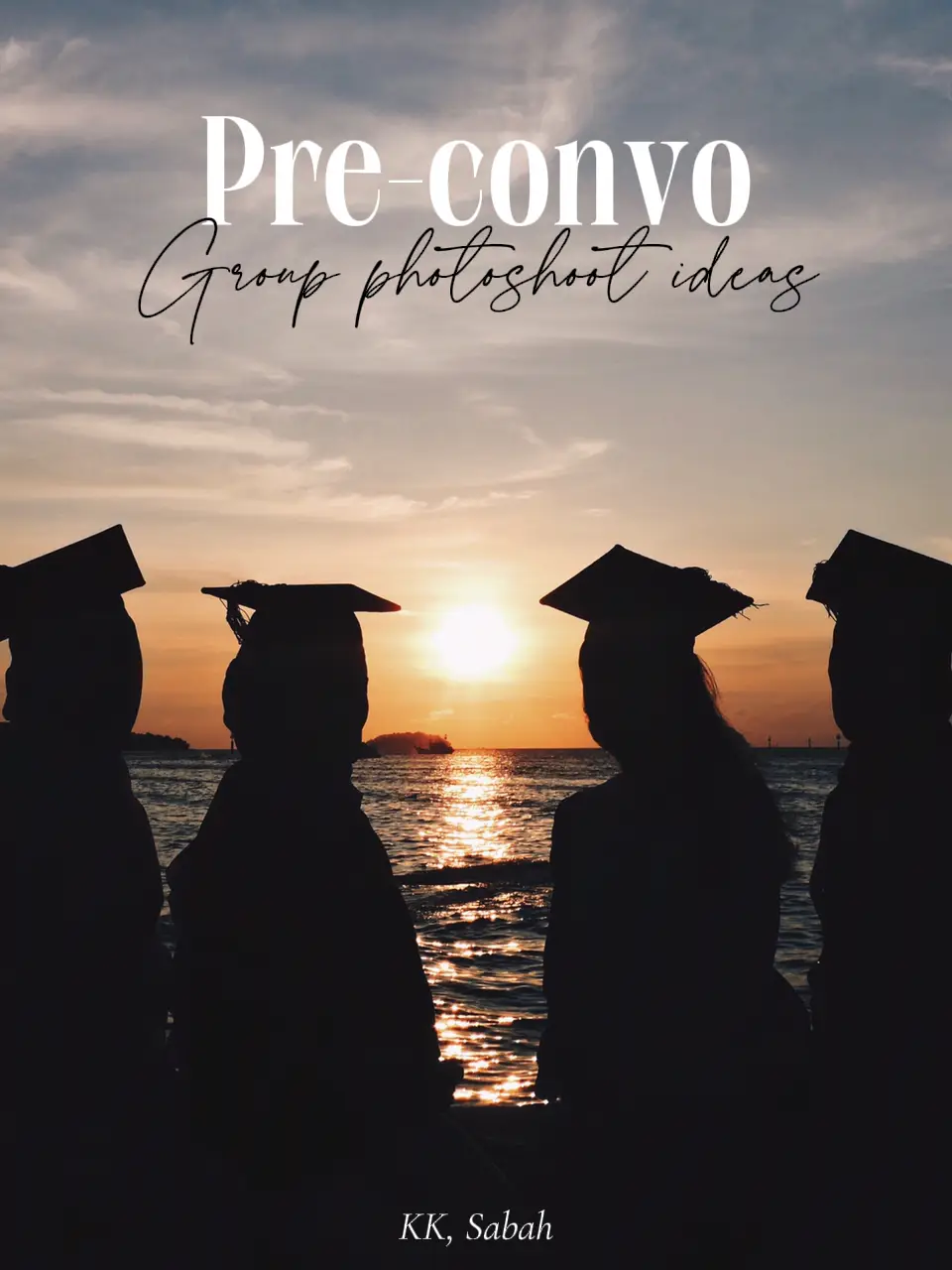 Aesthetic Pre-convo Group Photoshoot/Pose Ideas 📸 | Galeri disiarkan oleh FarahD | Lemon8