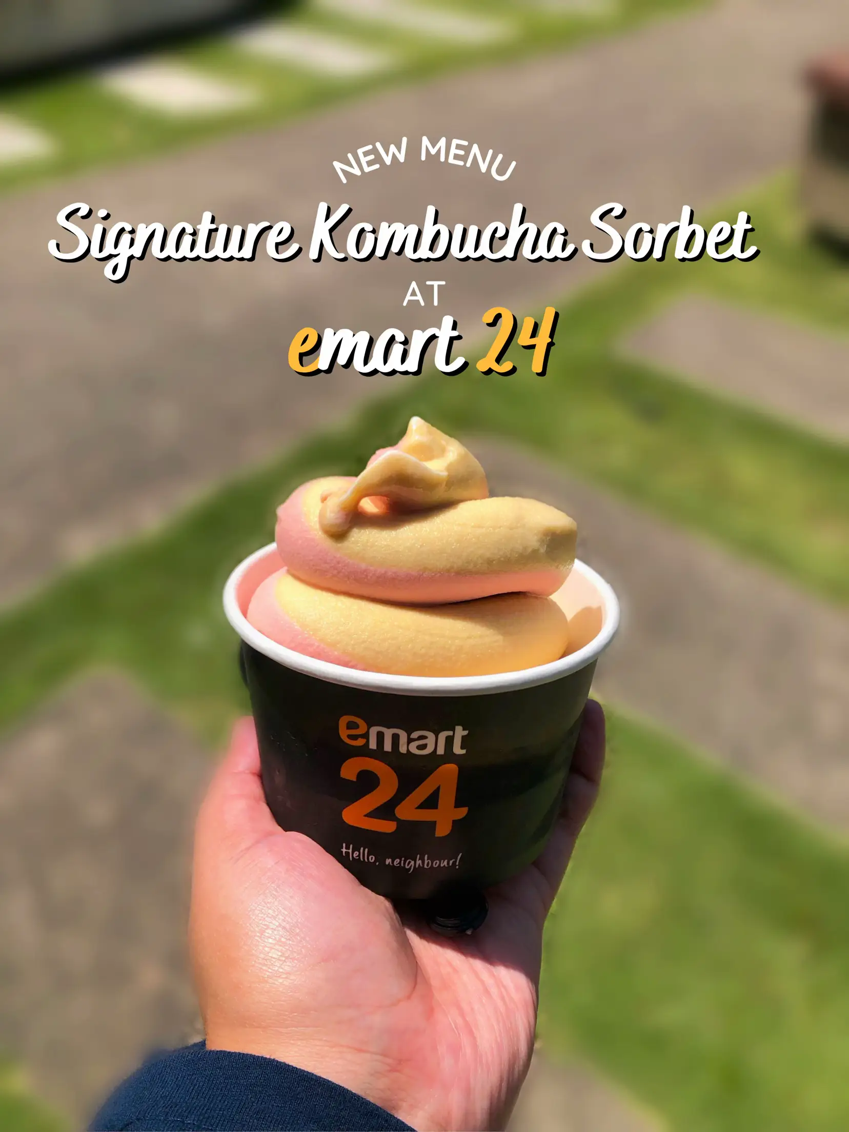 emart24 new menu: Signature Kombucha Sorbet 🍦 | Shafiqah Amiraが投稿したフォト ...