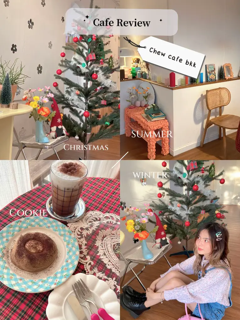 Ootd. ไปชิลที่ Chew cafe bkk.🧁🍪🧃 | แกลเลอรีที่โพสต์โดย ᴵᶜᴱ | Lemon8