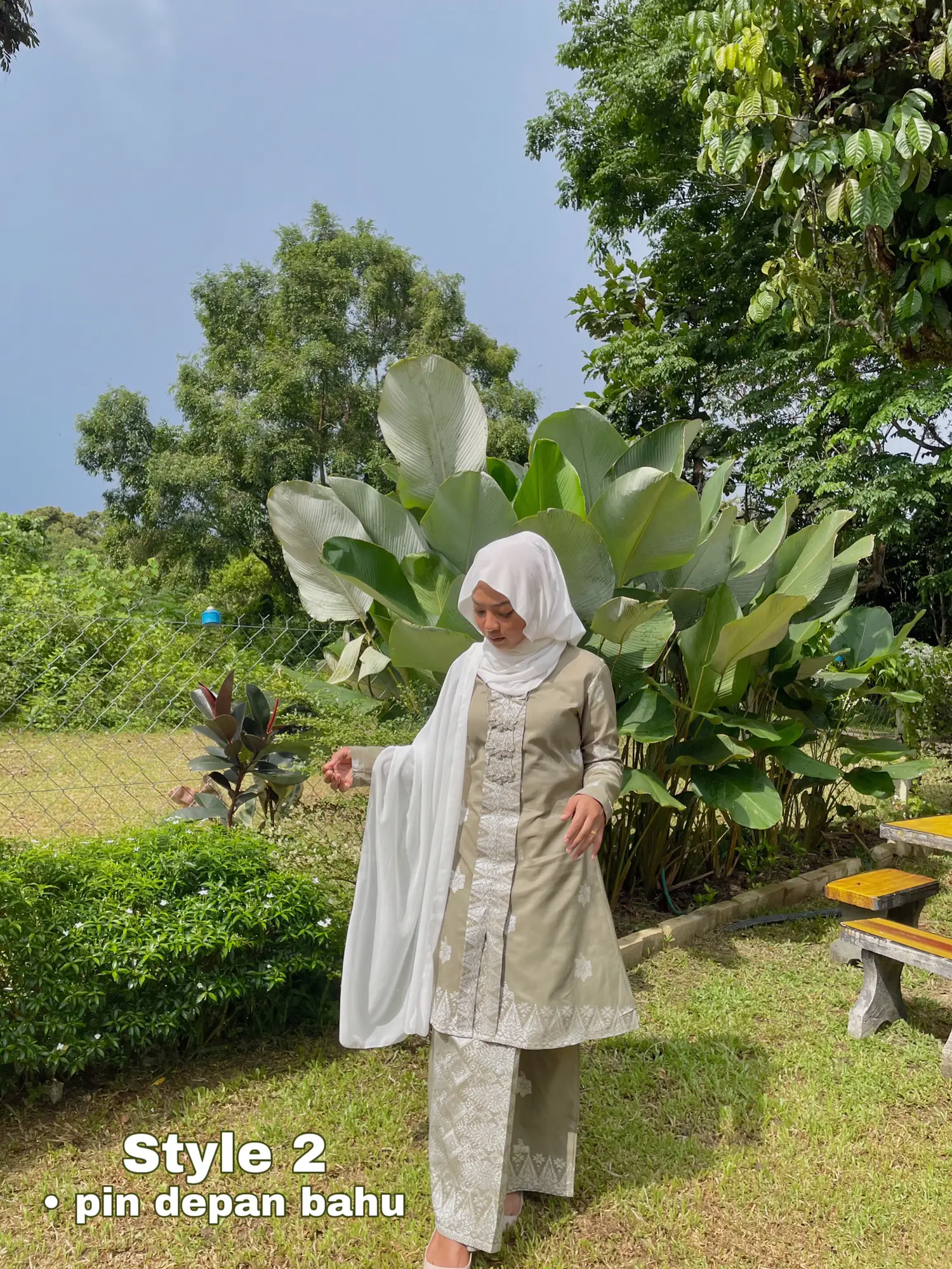 How to Styling Selendang with Kurung —Classic | Galeri disiarkan oleh ...