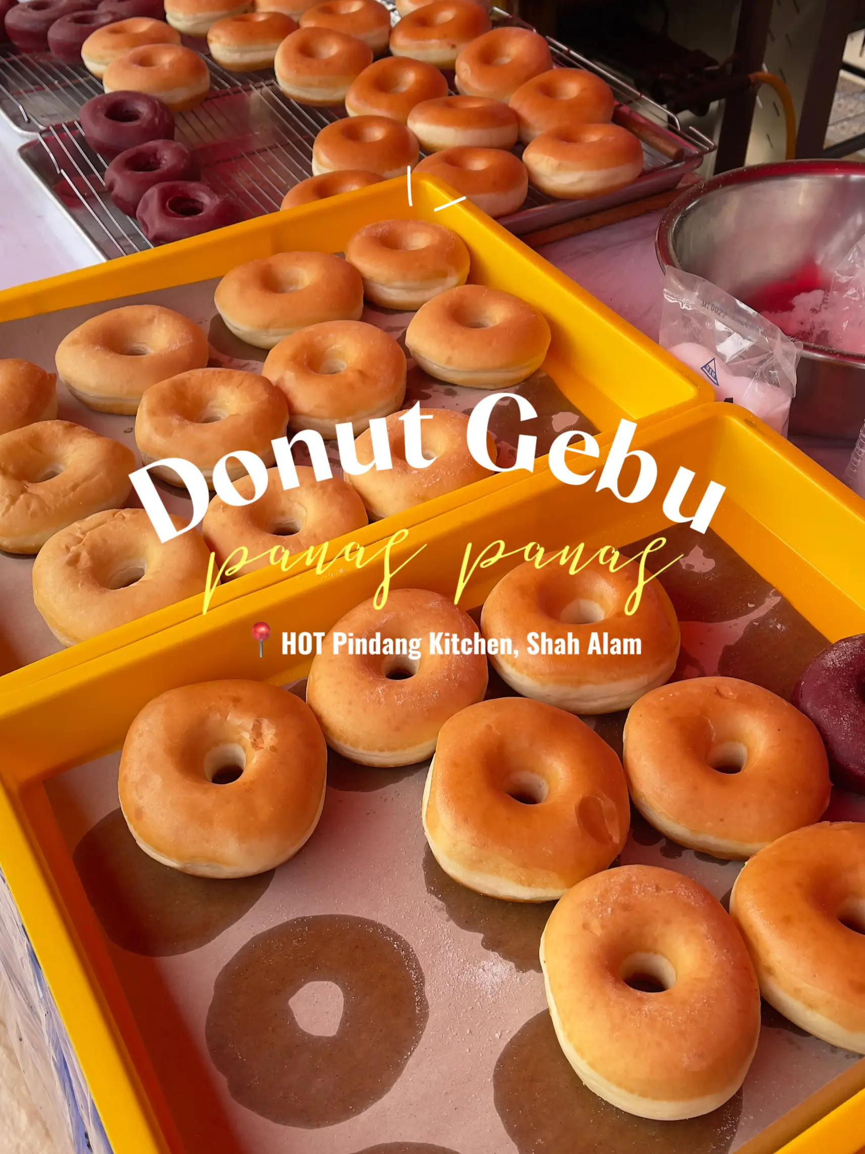 Donut Gebu Viral Panas-panas di Shah Alam 🔥🔥 | Galeri disiarkan oleh ...