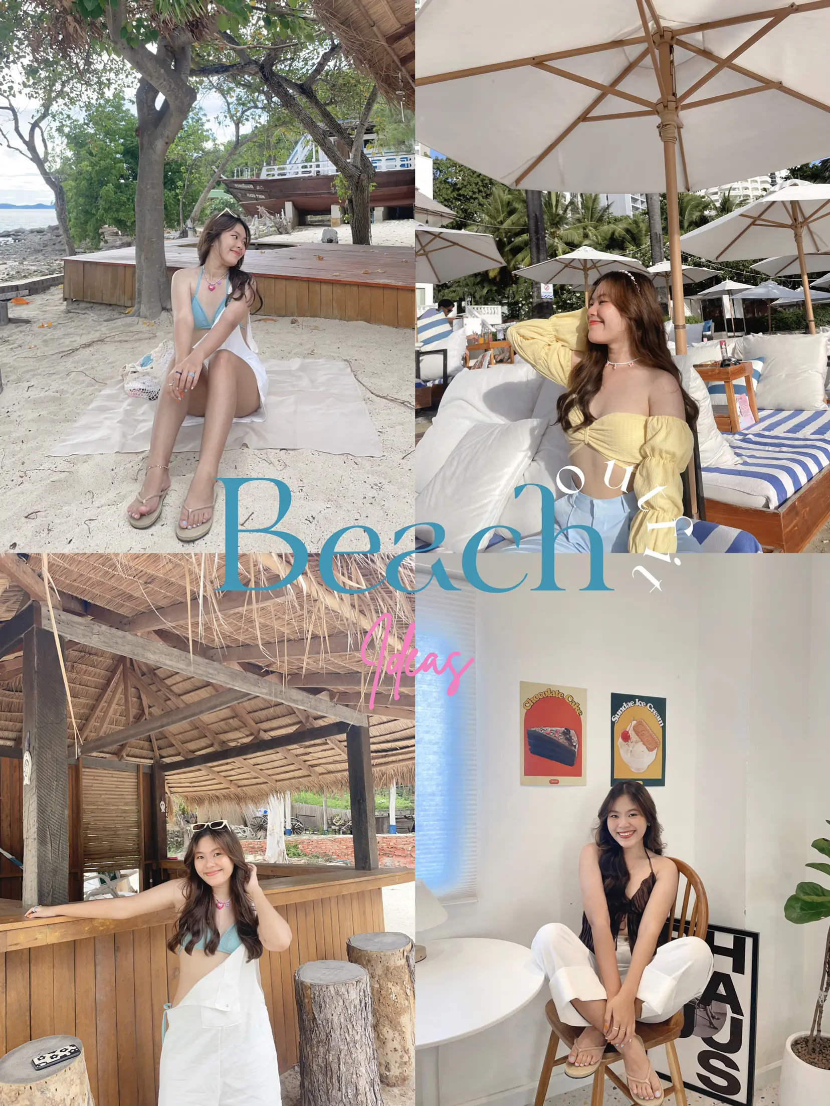 Beach Outfit Ideas : แชร์ไอเดียแต่งตัวไปทะเล 🩴🪸 | แกลเลอรีที่โพสต์โดย maistrp | Lemon8