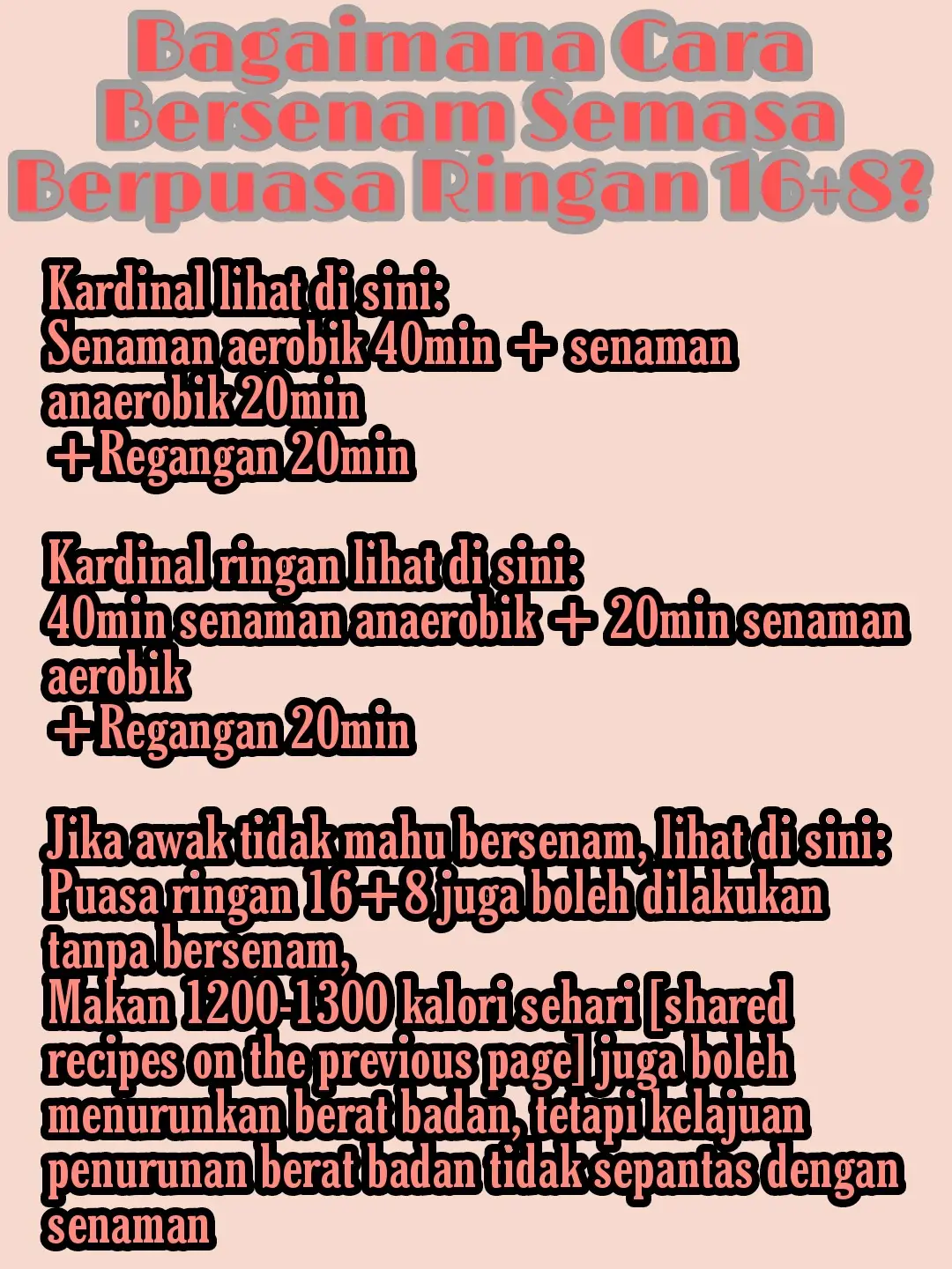 16+8 puasa untuk kurus!Boleh turun 5kg dalam sebul | Galeri disiarkan ...