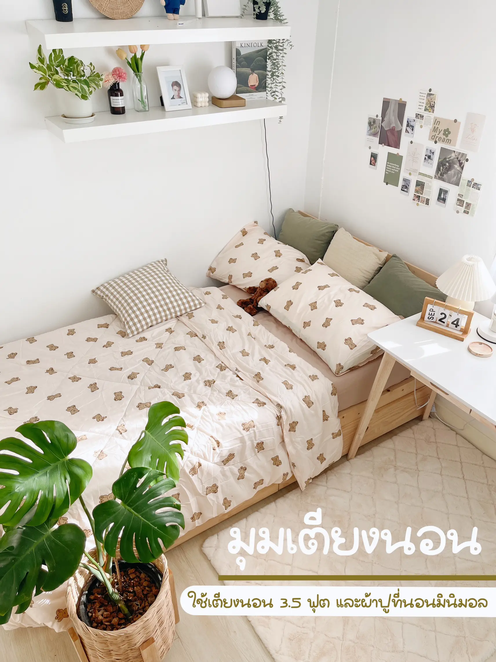 จัดห้องนอนขนาดเล็กให้น่าอยู่ โดยแบ่งสัดส่วนห้องชัดเจน | แกลเลอรีที่ ...