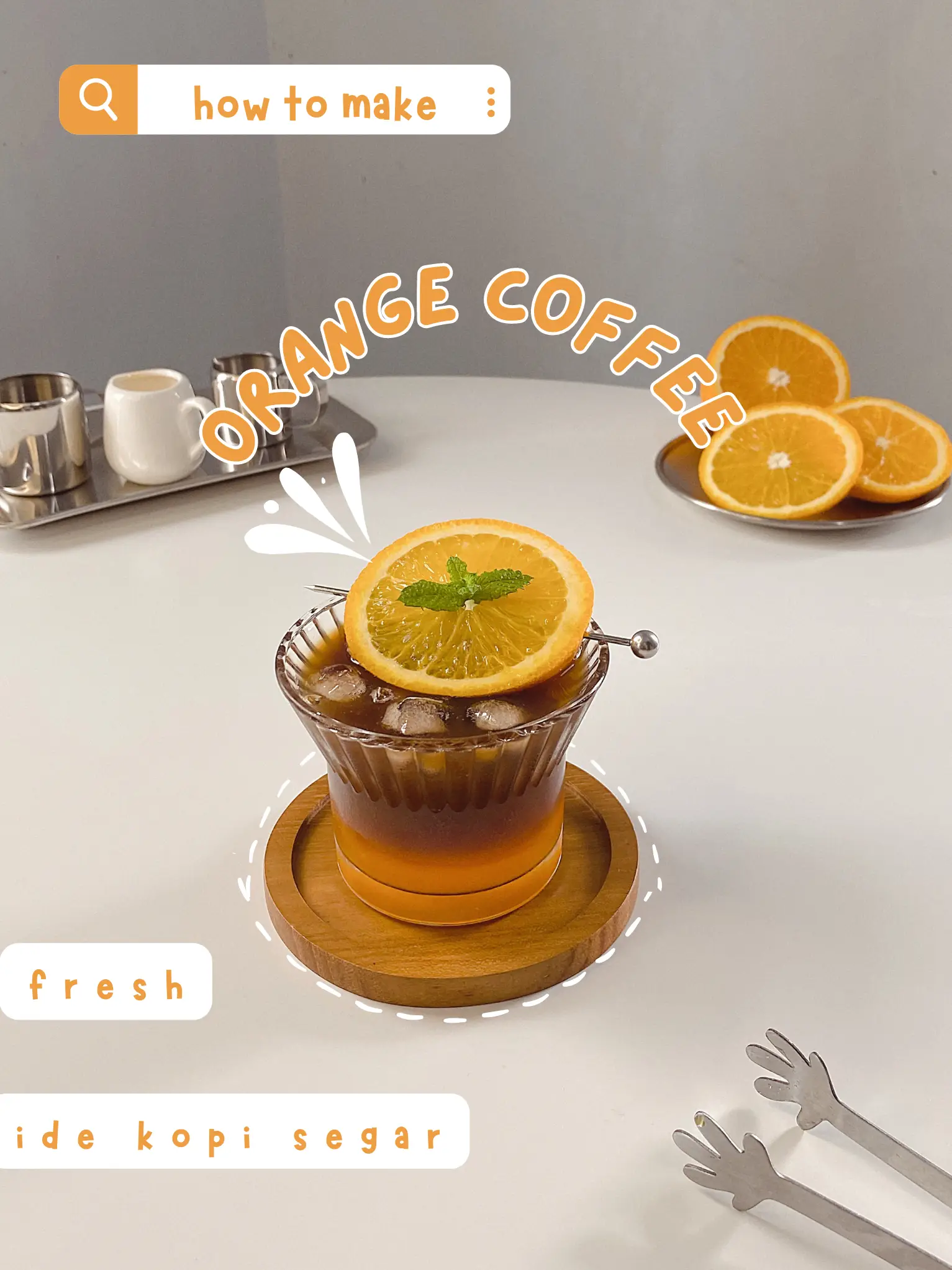 Ide kopi segar "orange coffee"🍊☕️ | Galeri diposting oleh ...