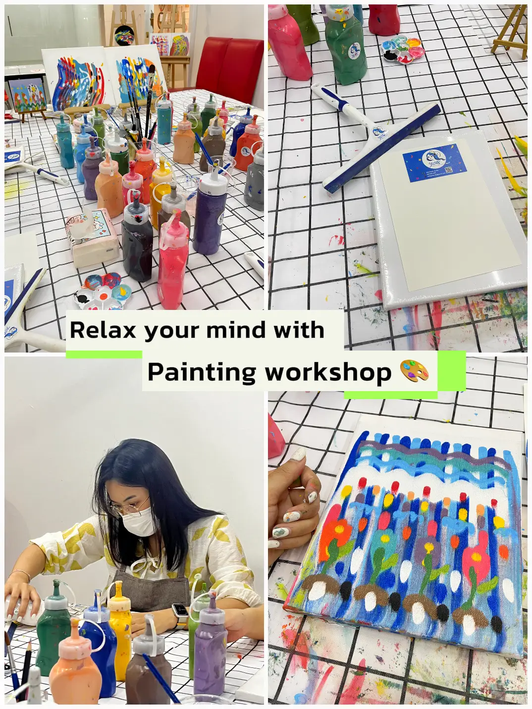 squeegee art 🎨 (ปาดสี) | แกลเลอรีที่โพสต์โดย tiktoc.ks | Lemon8