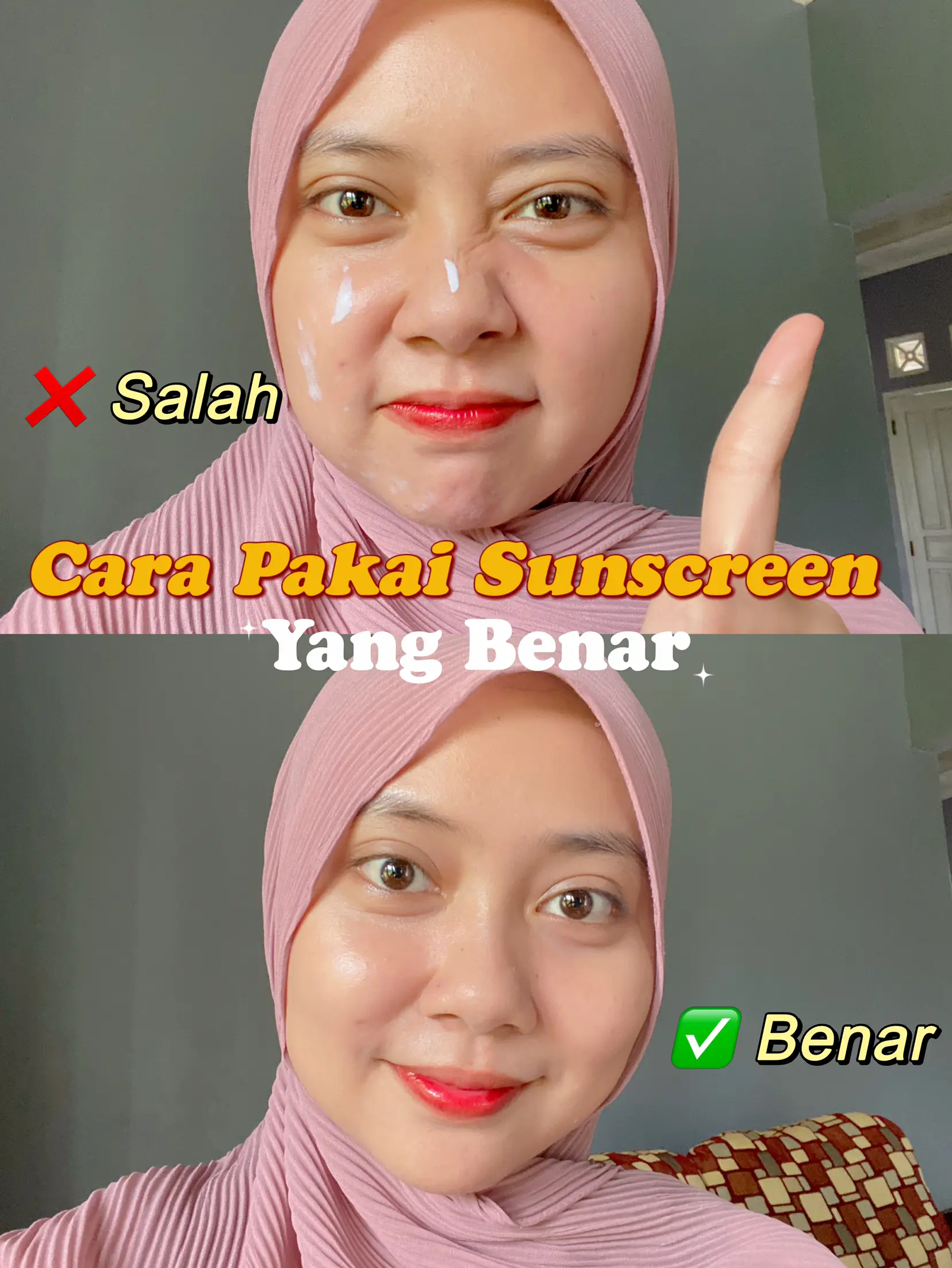 Cara Pakai Sunscreen Yang Benar | แกลเลอรีที่โพสต์โดย farahsab | Lemon8