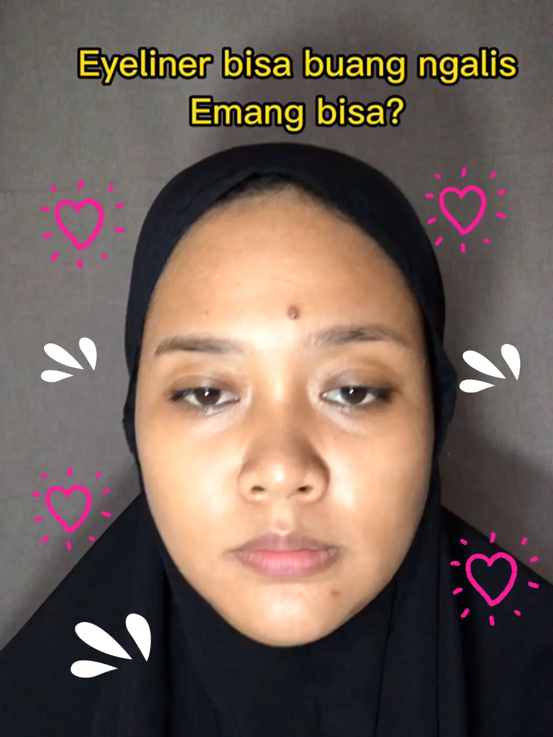 Tutorial Ngalis Pakai Eyeliner วิดีโอที่เผยแพร่โดย Tata Lemon8